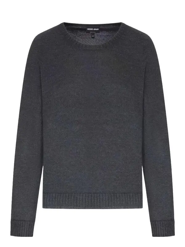 Giorgio Armani Fine-knit Cashmere Sweater - Grey