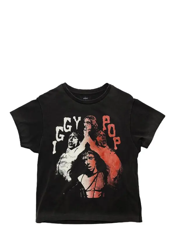 OTHER UK Iggy Pop Vintage T-shirt - Black