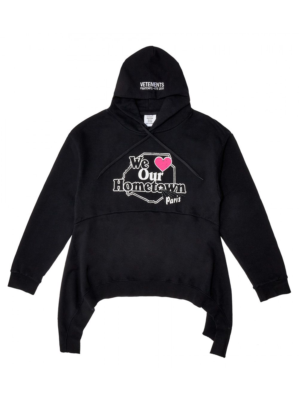 Vetements We Love Our Hometown Hoodie - Black | Editorialist