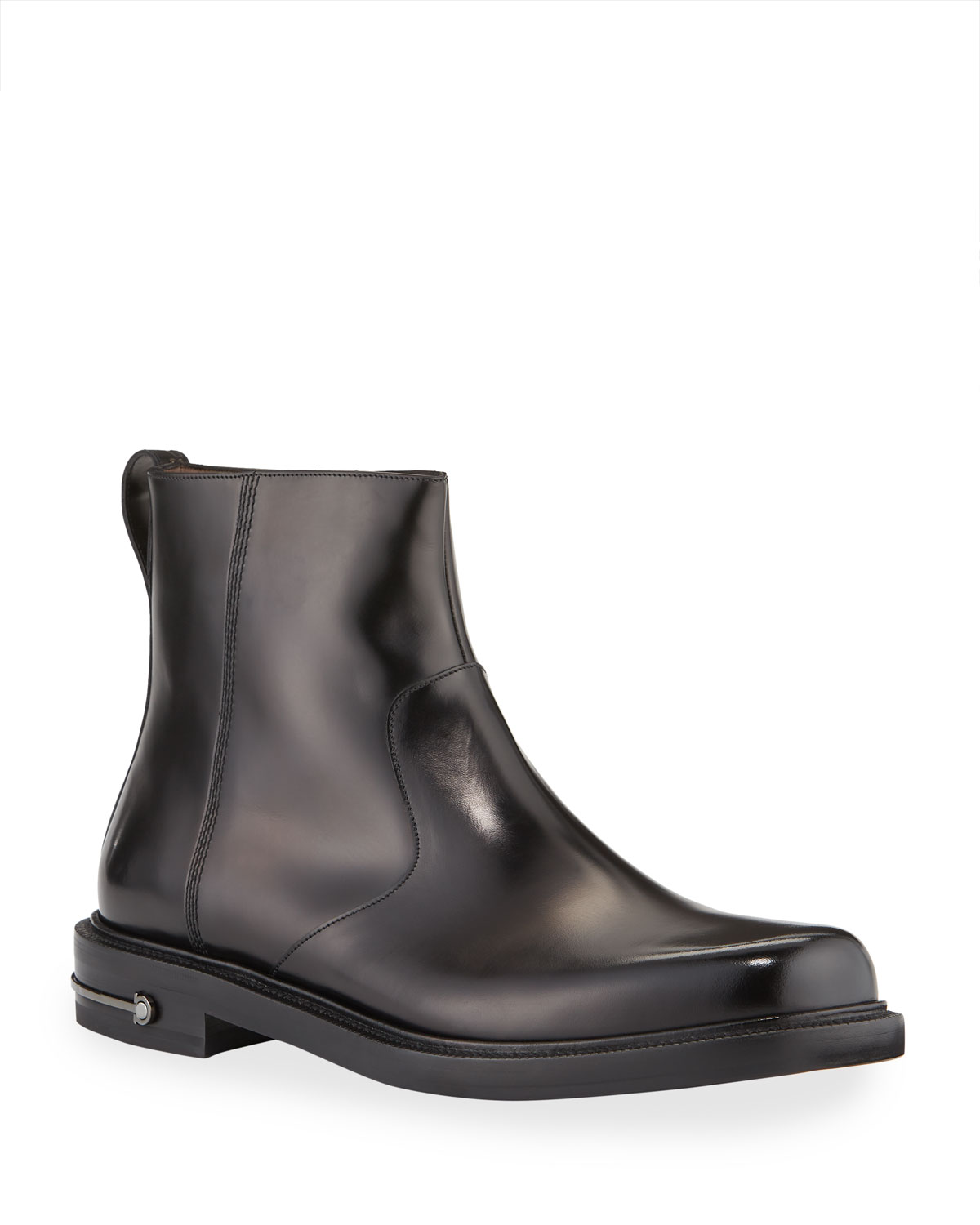 SALVATORE FERRAGAMO \'Sefton\' Gancini Boots, 9.5EE Ferragamo Sefton Gancini Leather Side-Zip Ankle Boots In  main image 2