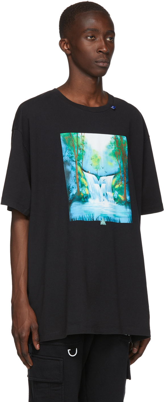 Off-White Black \u0026 Multicolor Waterfall 