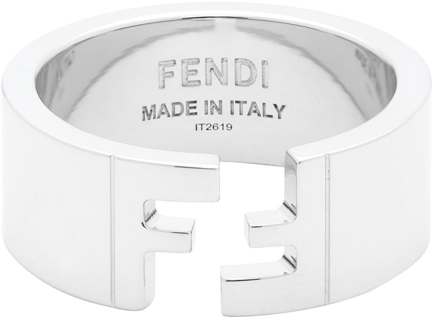 bague fendi femme argent