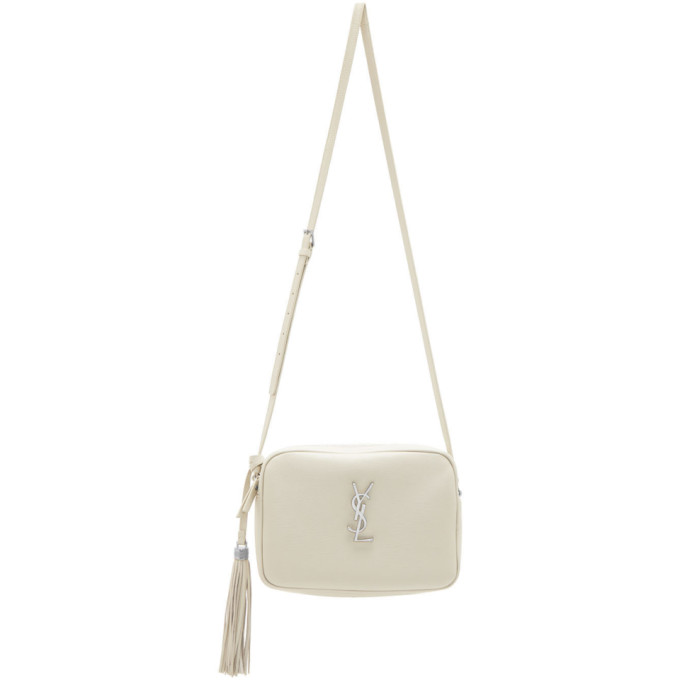 ysl camera bag white