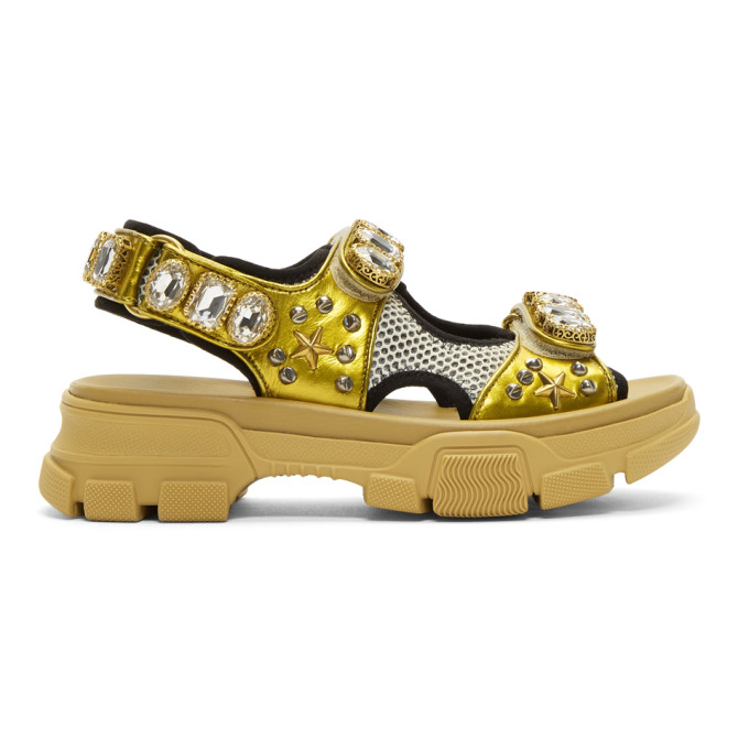 Gucci jeweled sandals Clearance