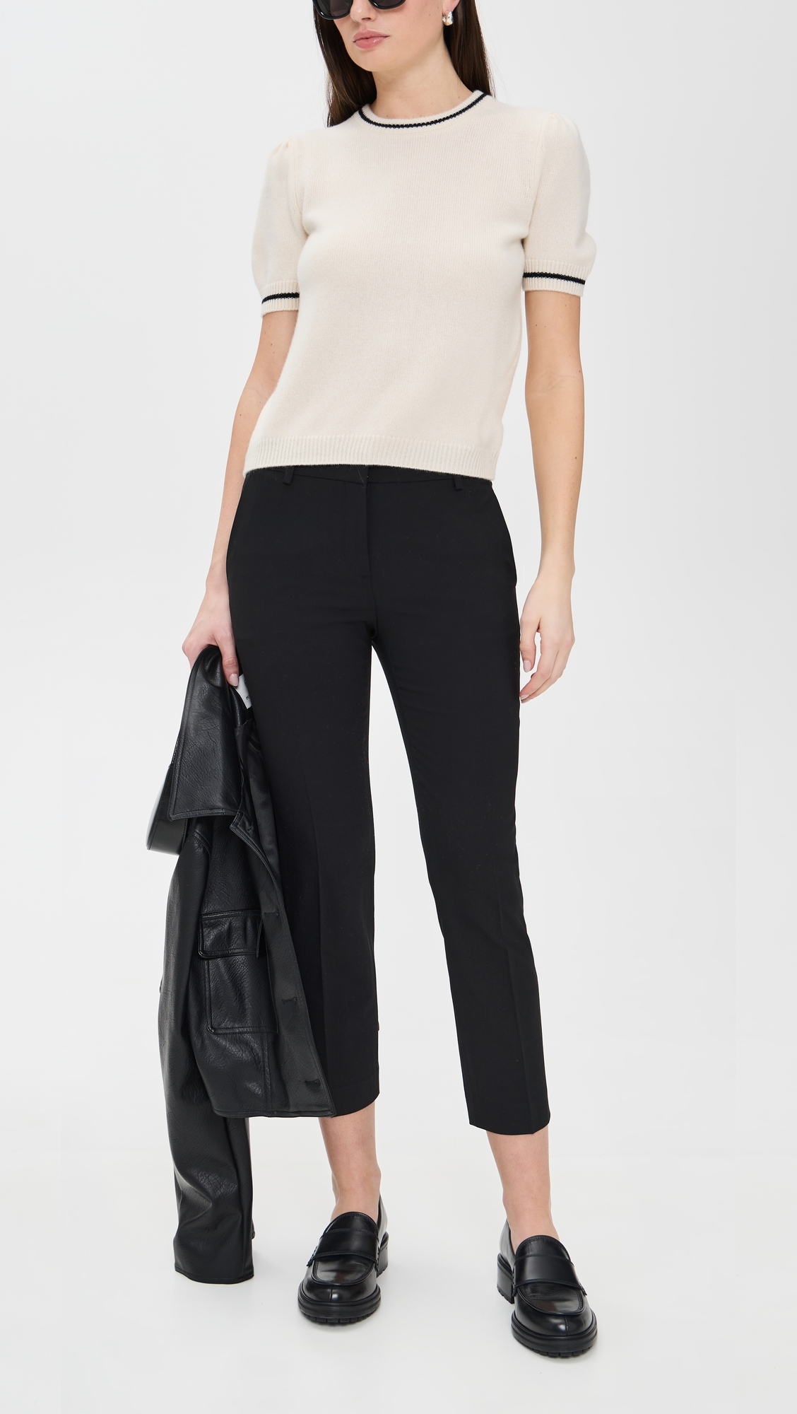 THEORY Theory Treeca Tailored Wool Blend Trousers