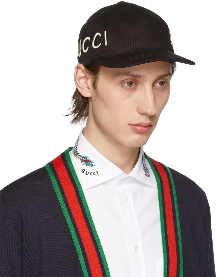 Gucci Black Loved Cap Editorialist