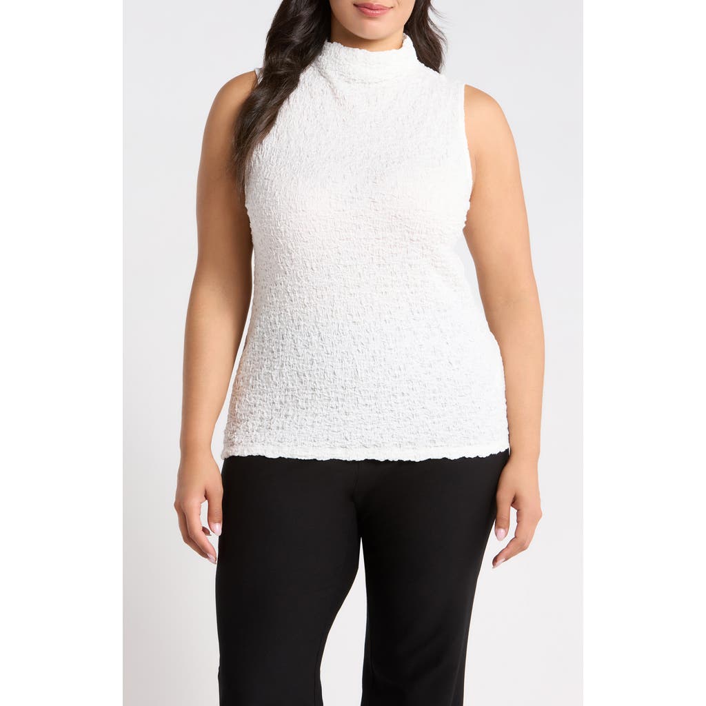 EILEEN FISHER Eileen Fisher Textured Organic Cotton Blend Tank