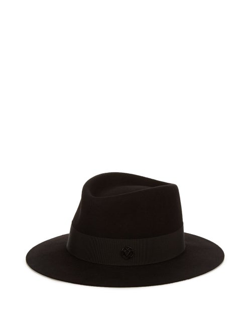 Maison Michel André Showerproof Felt Hat In Black - 40% Off 