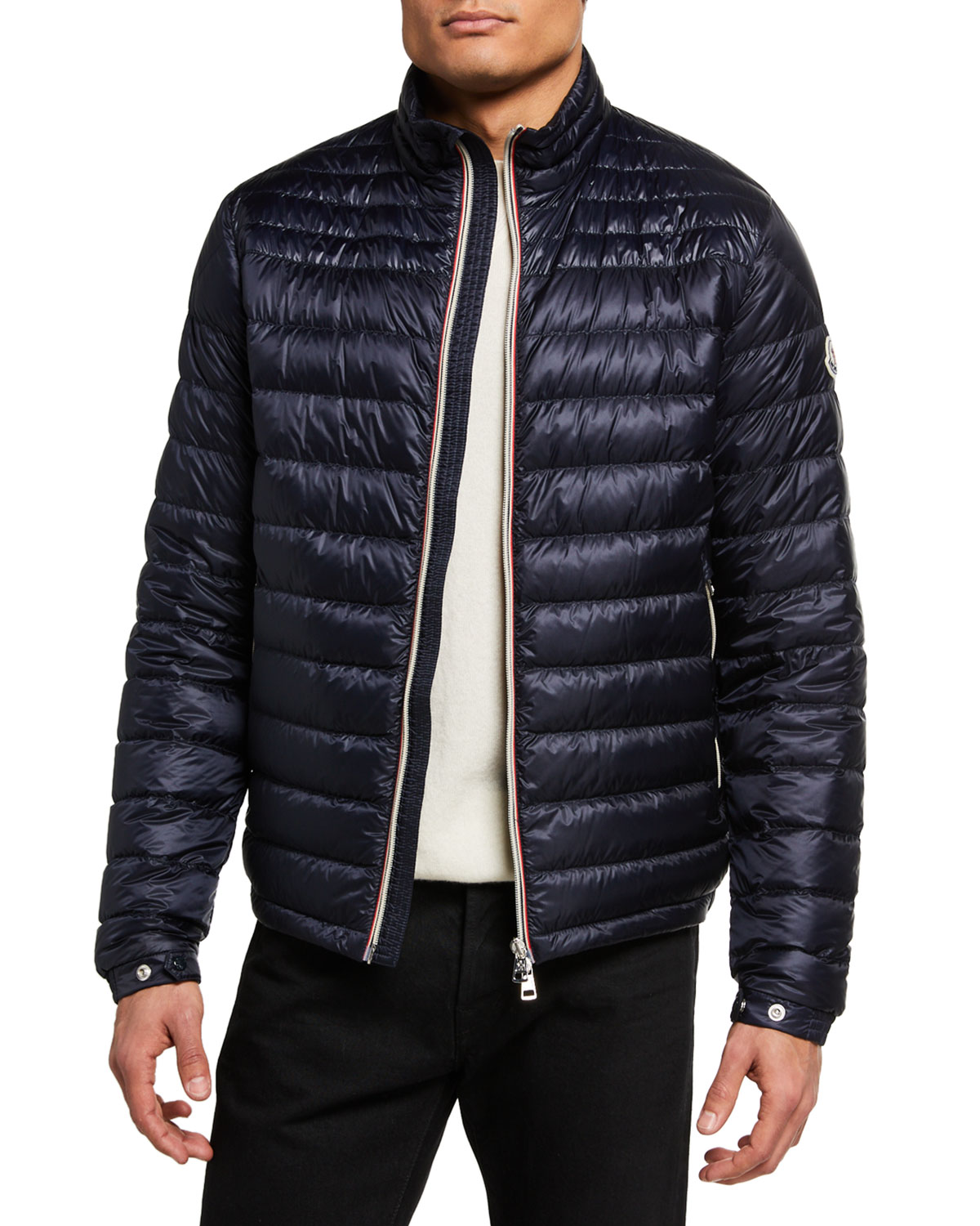 Black Daniel Short Down Jacket Short Down Jackets For Men