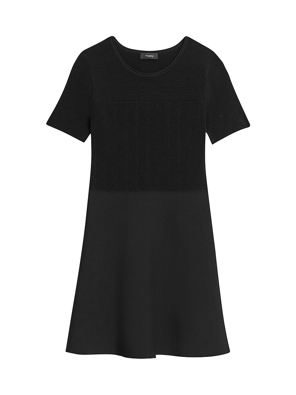 theory otto flare dress Theory Otto Fit-&-Flare Dress In Black - 75% Off