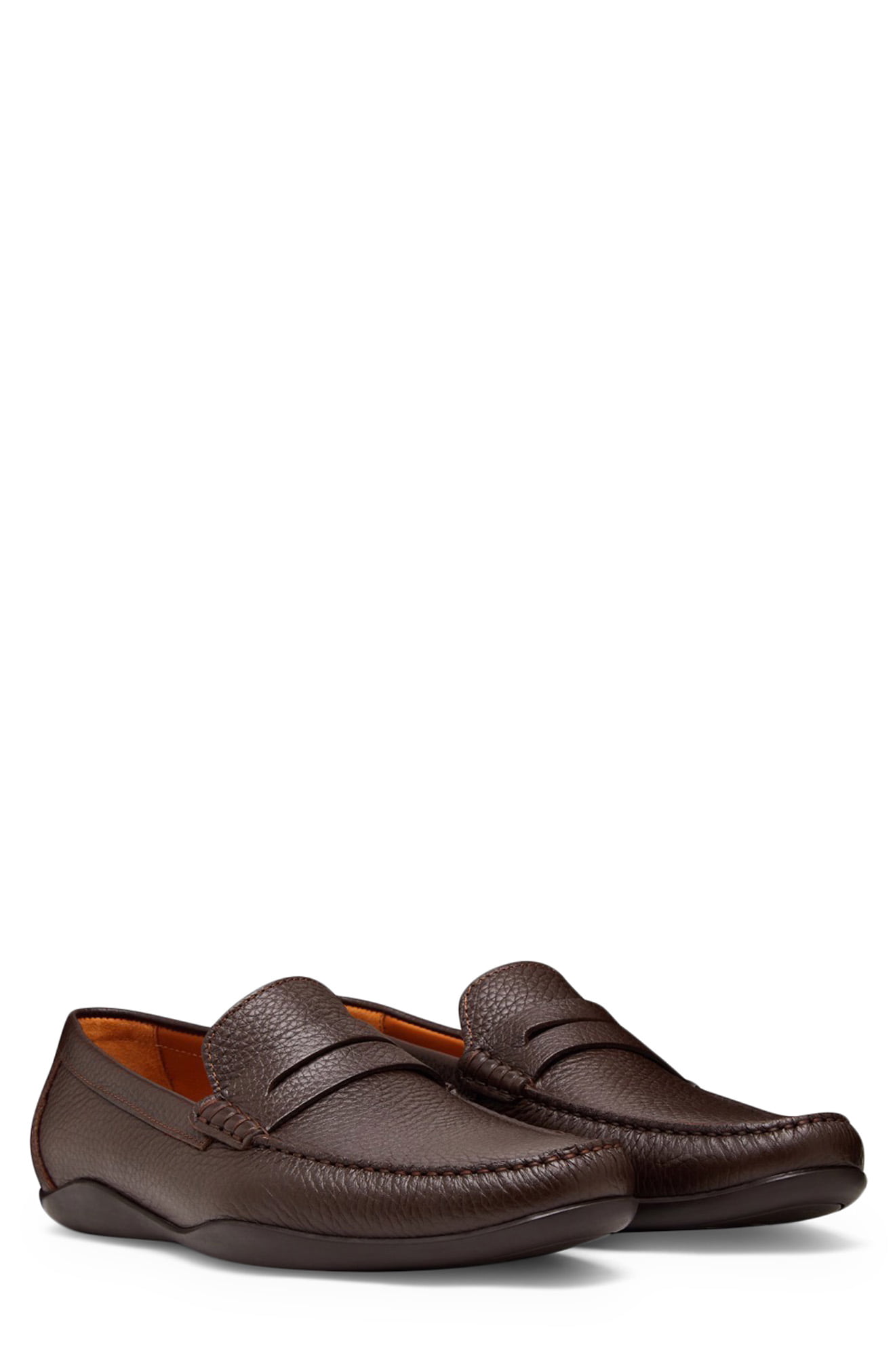 Harrys of London Men\'s Leather Penny Loafer Brown EU47 US13 Harrys Of London Loafer Leather Upper Casual Shoes for Men  main image 4