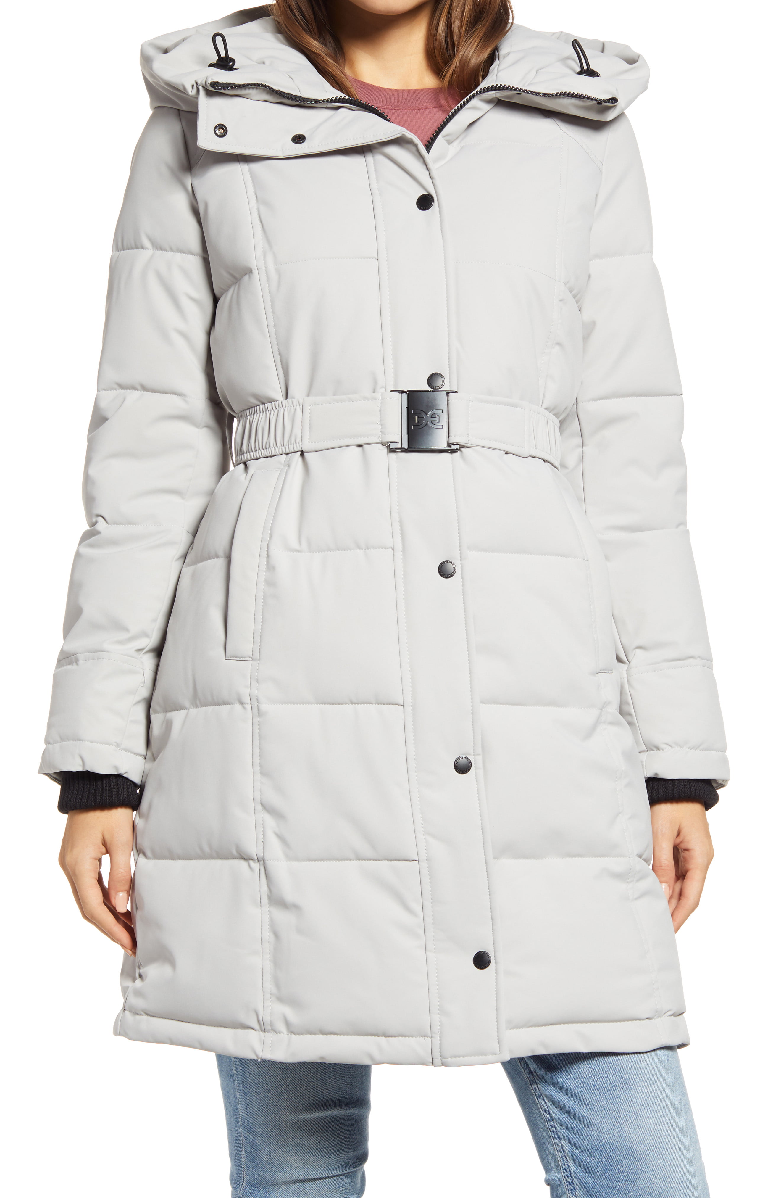 Sam edelman pillow collar belted puffer coat Clearance