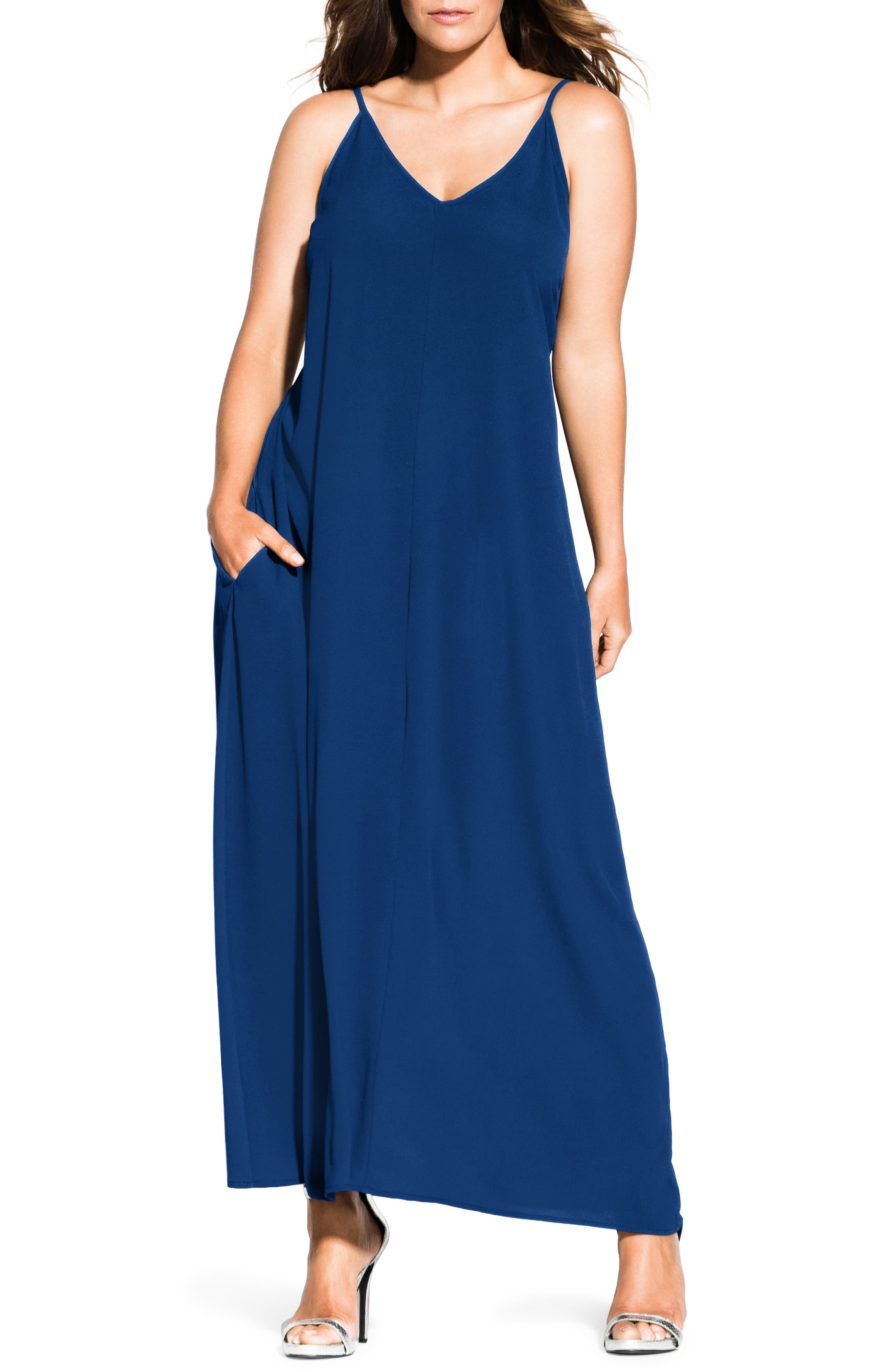 City chic v neck maxi dress Clearance