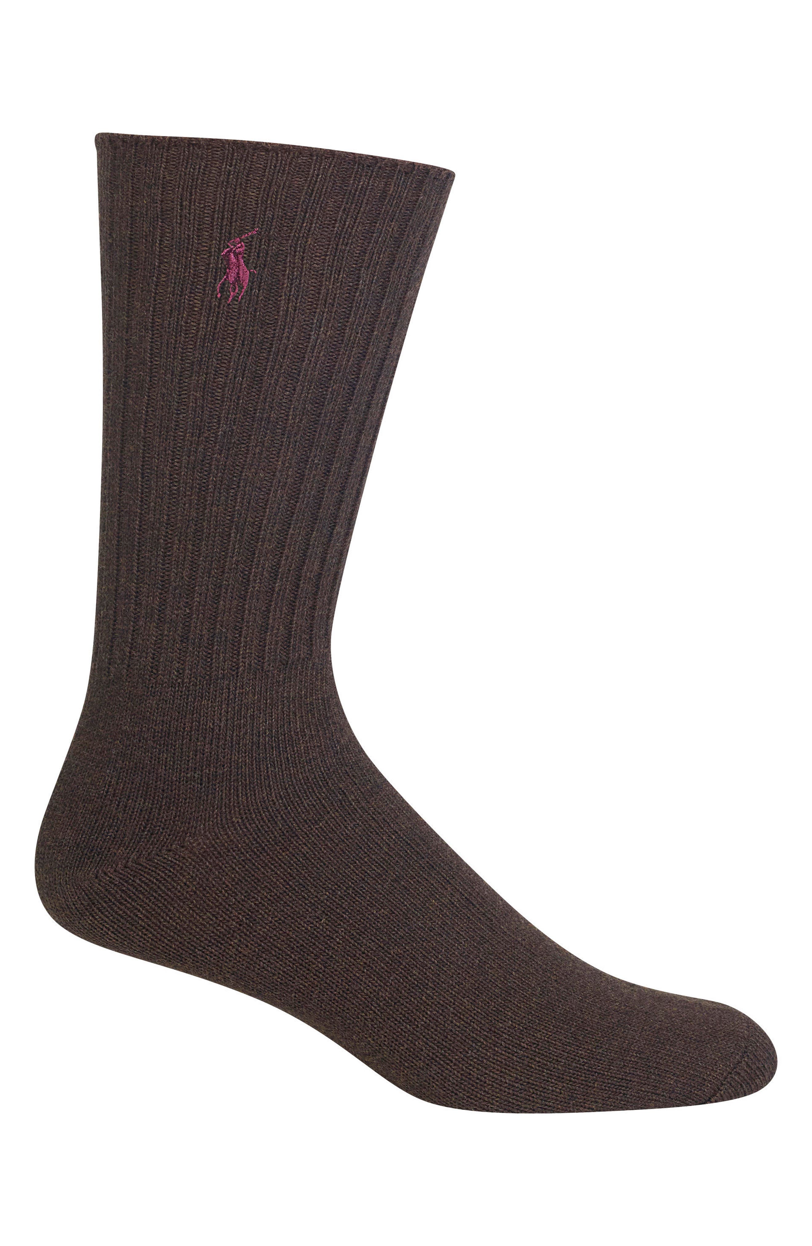 brown polo socks