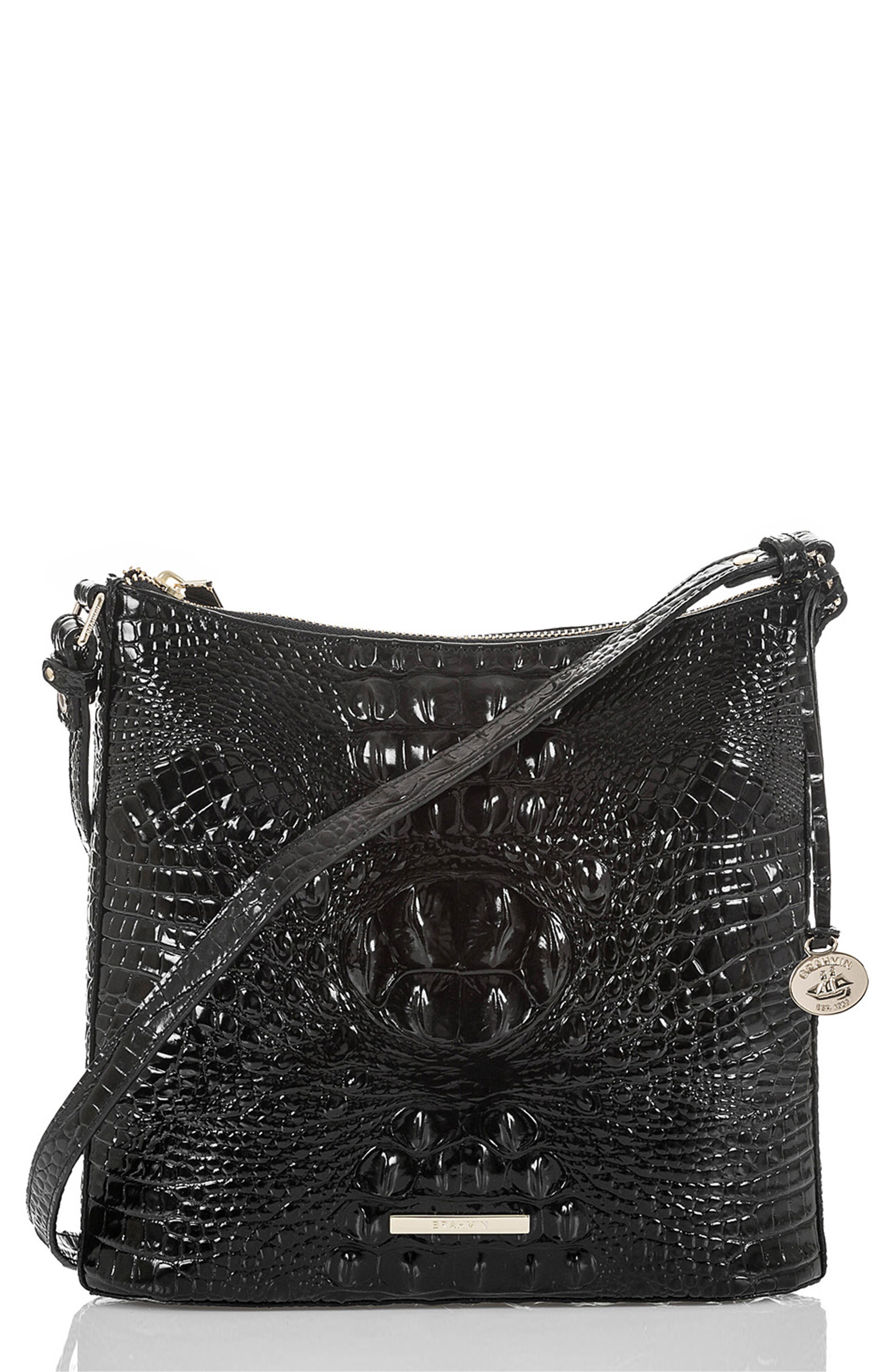 brahmin purses crocodile