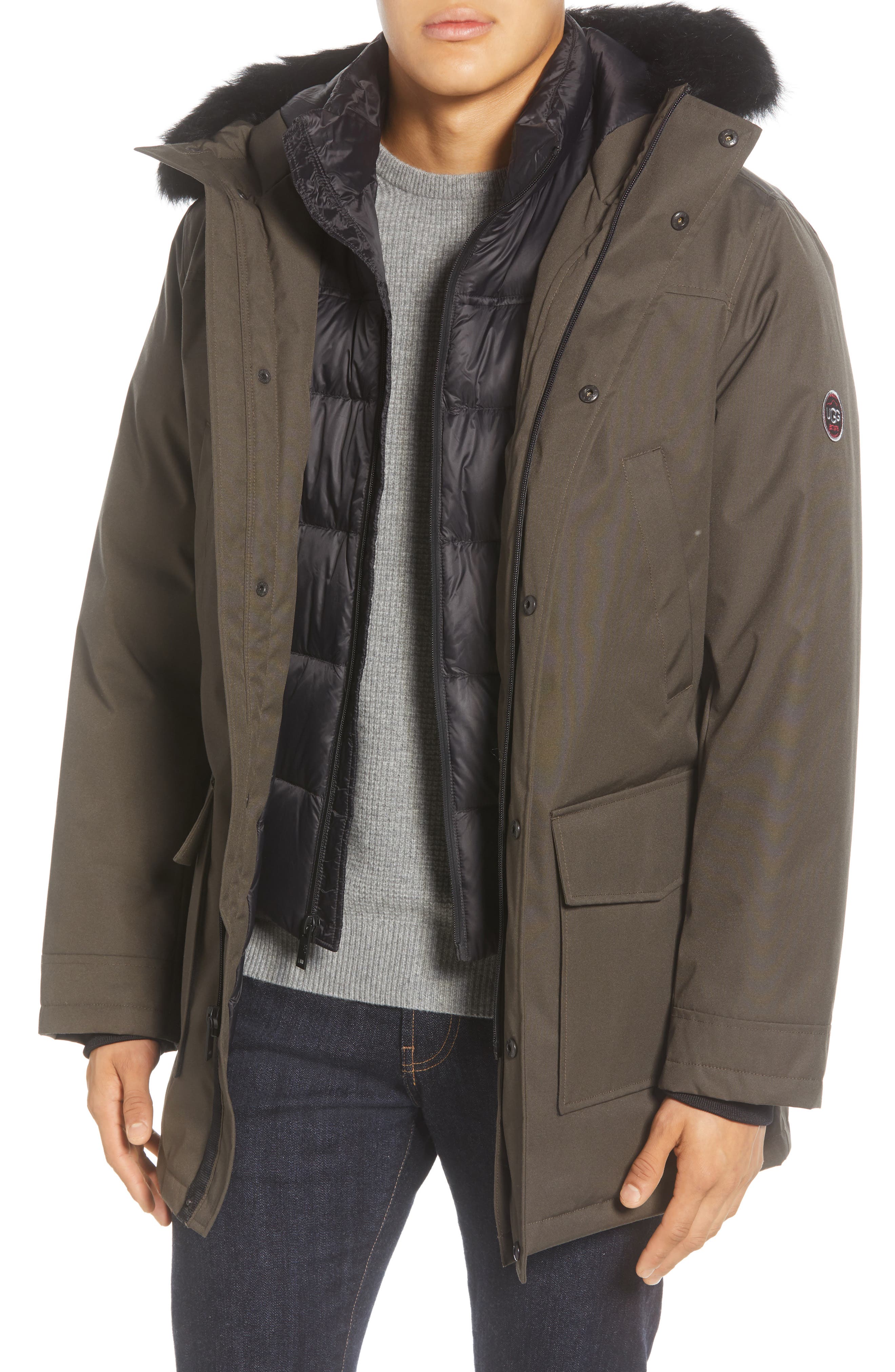 ugg mens shearling jacket