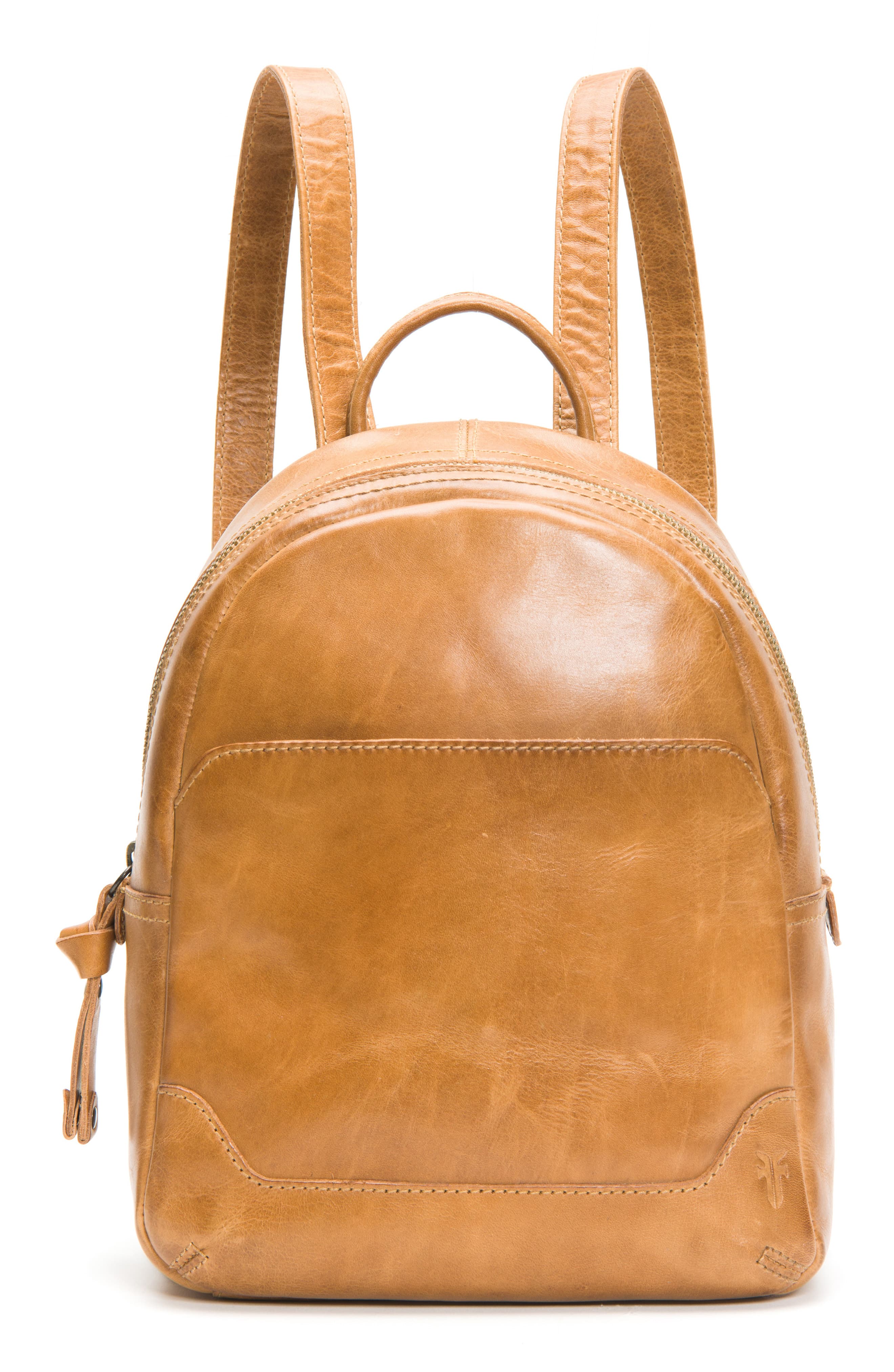 frye melissa leather backpack