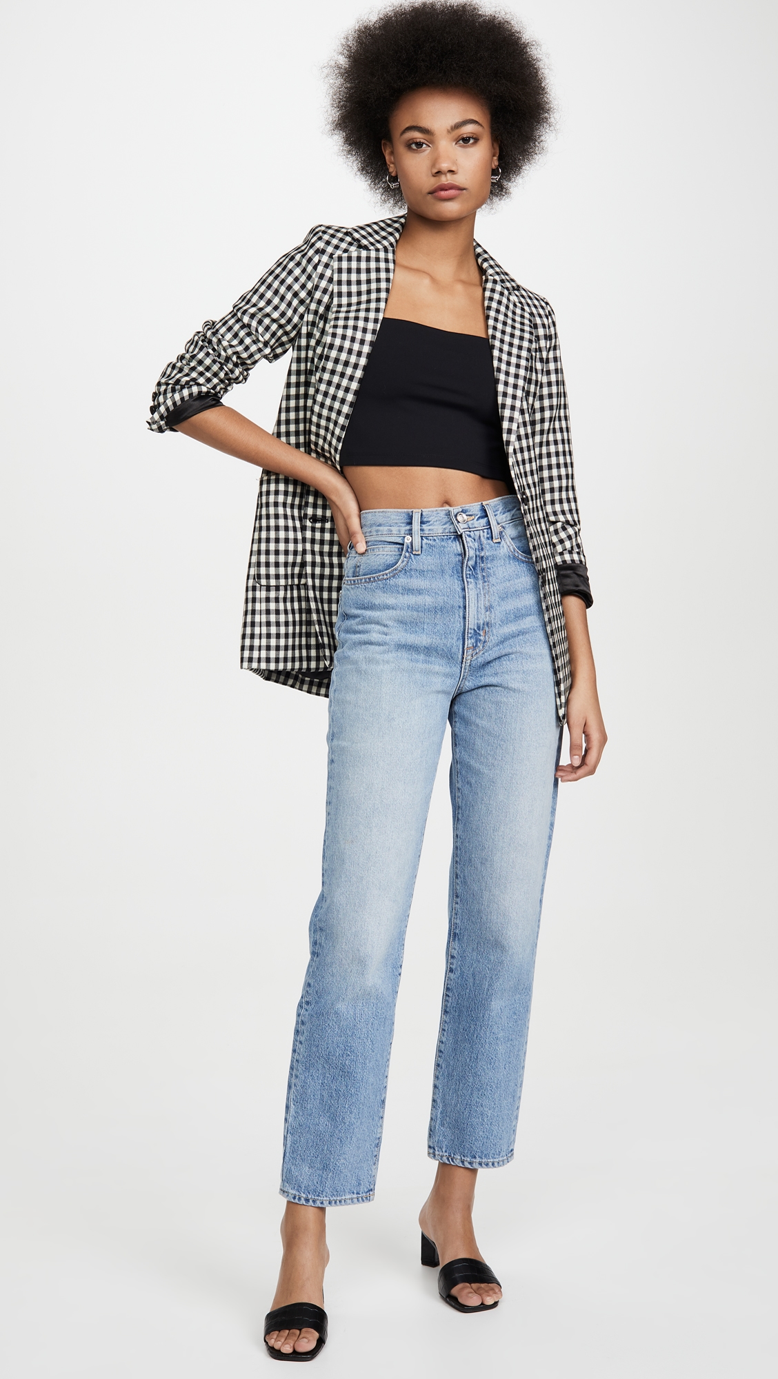 SUSANA MONACO Susana Monaco Spaghetti Strap Crop Top