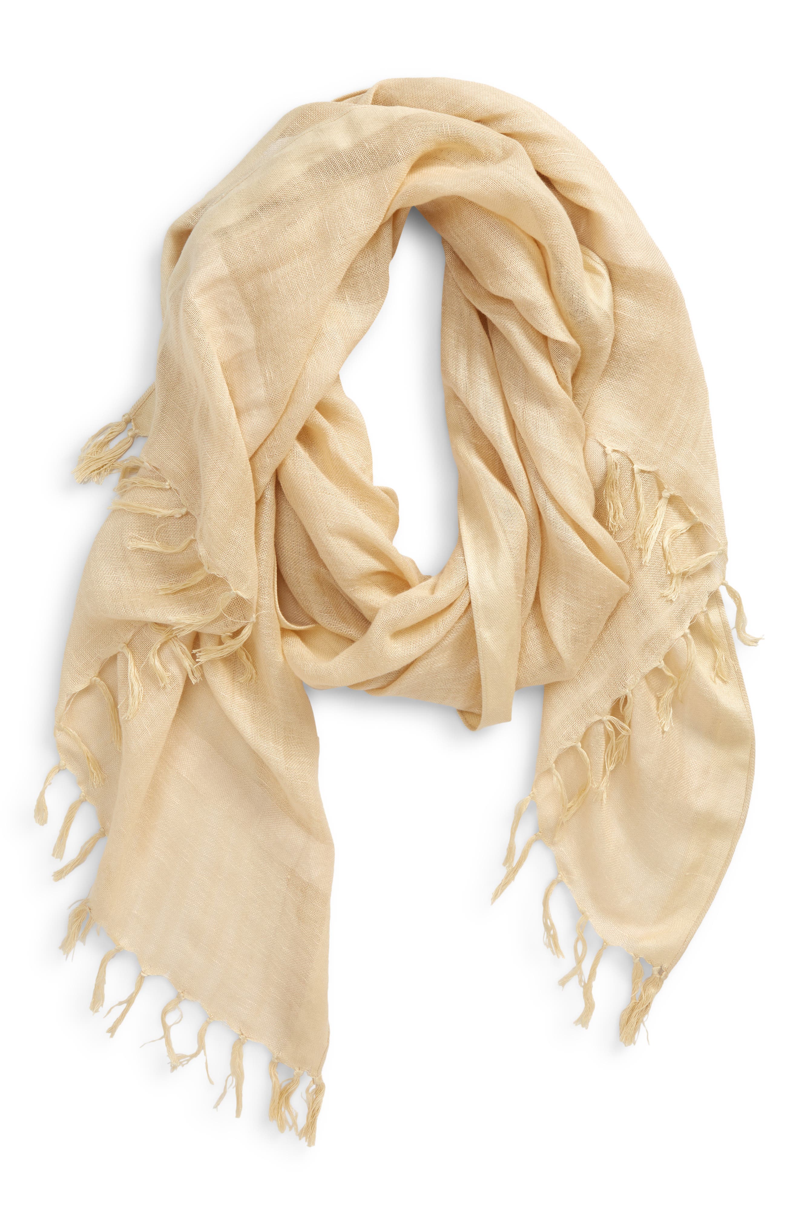 beige designer scarf