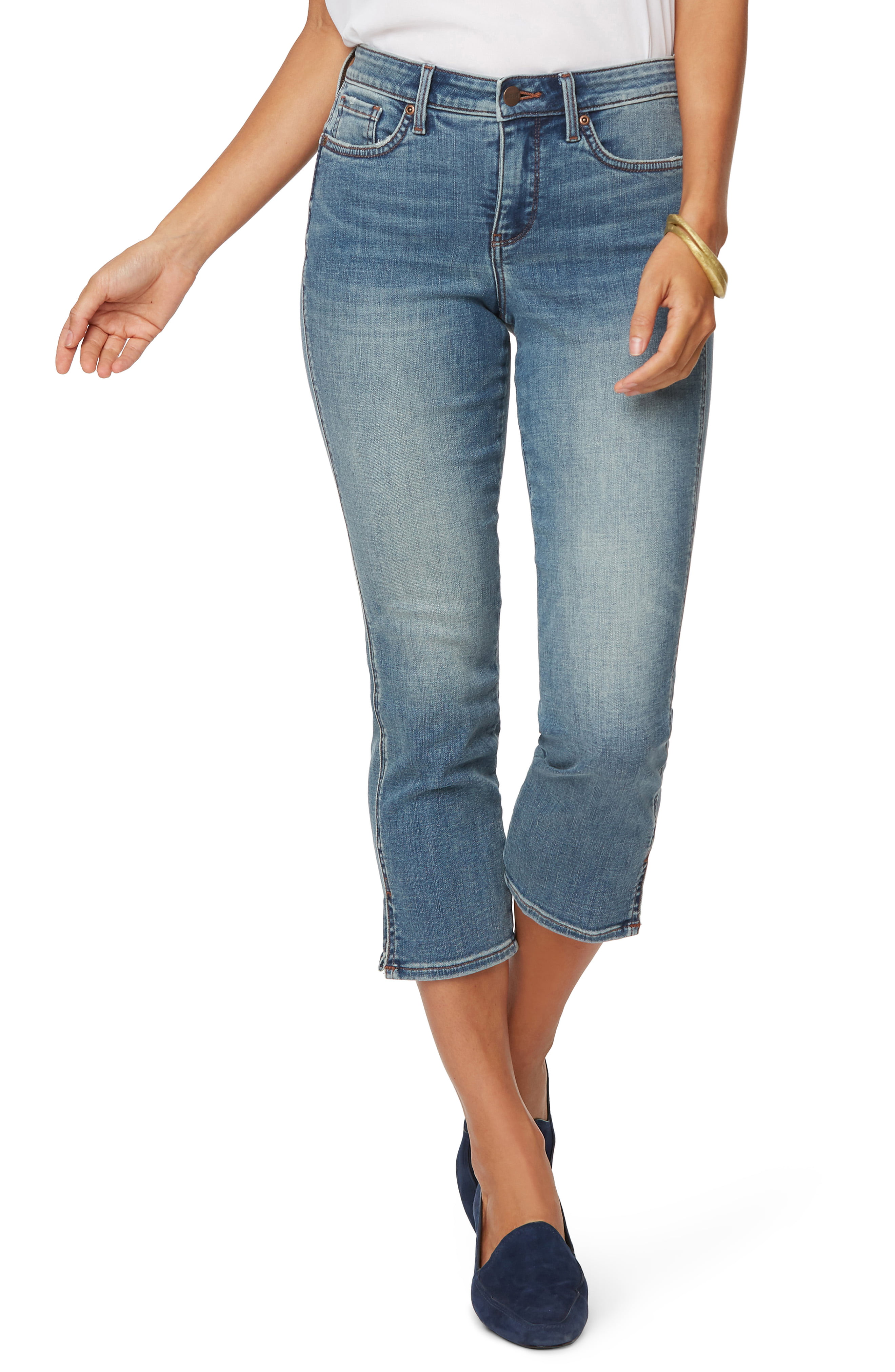 Nydj chloe capri jeans Clearance
