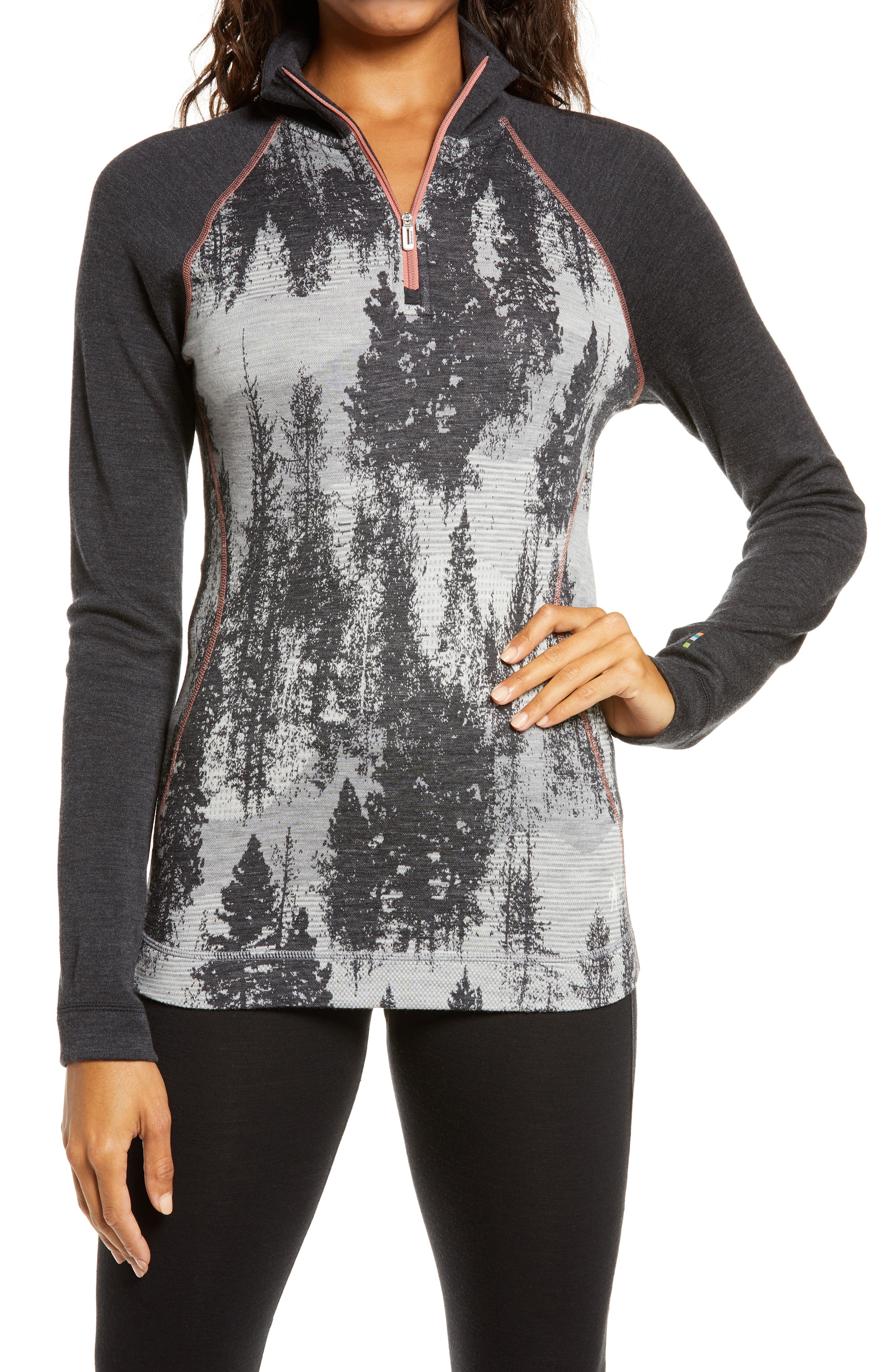 smartwool quarter zip womens