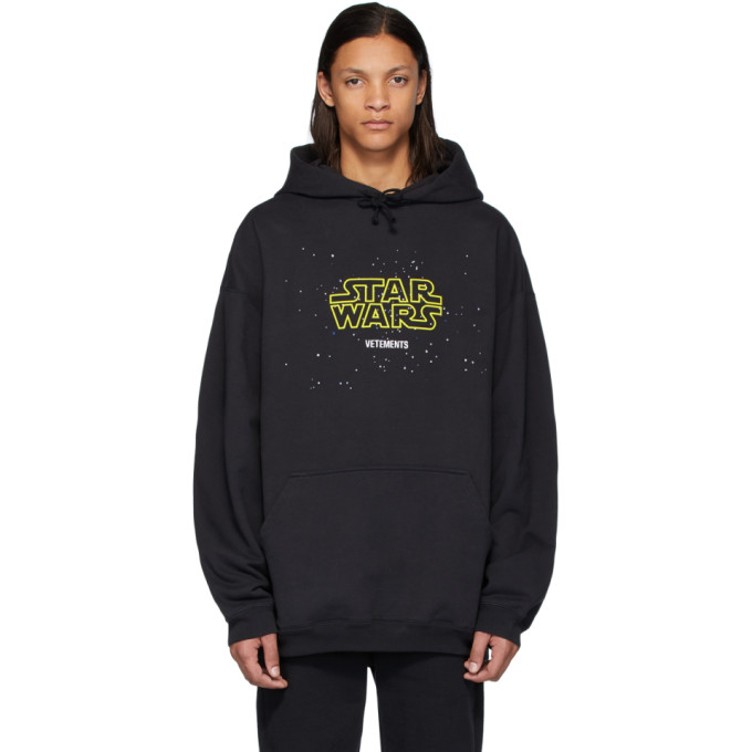Vetements Star Wars Edition Episodes Hoodie In Black 68% Off