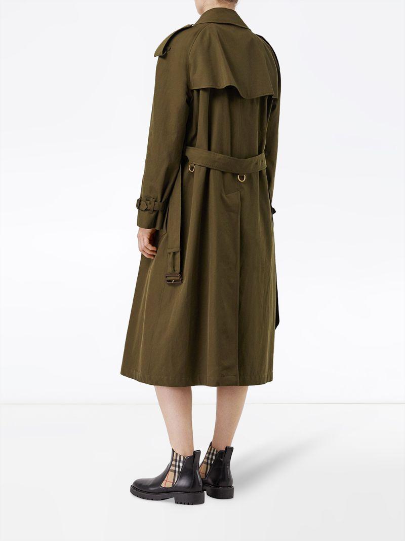 Burberry Westminster Heritage Trench Coat Green Editorialist