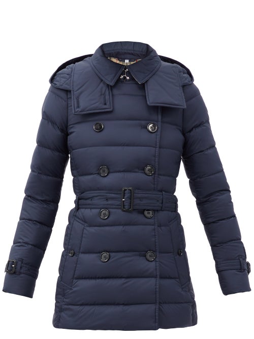 double breasted quilted jacket