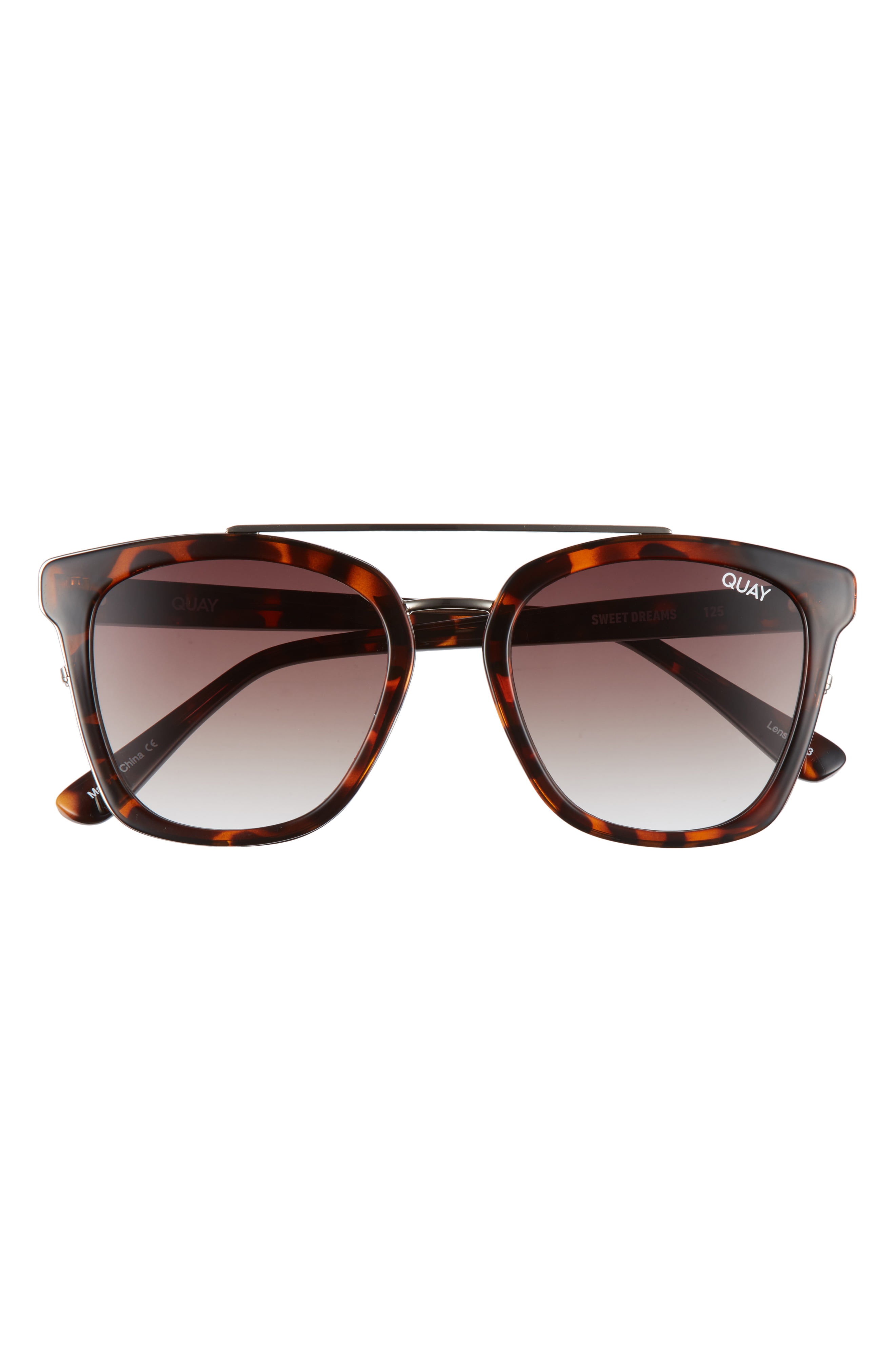 Quay Australia Sweet Dreams 51mm Square Sunglasses - Tort 