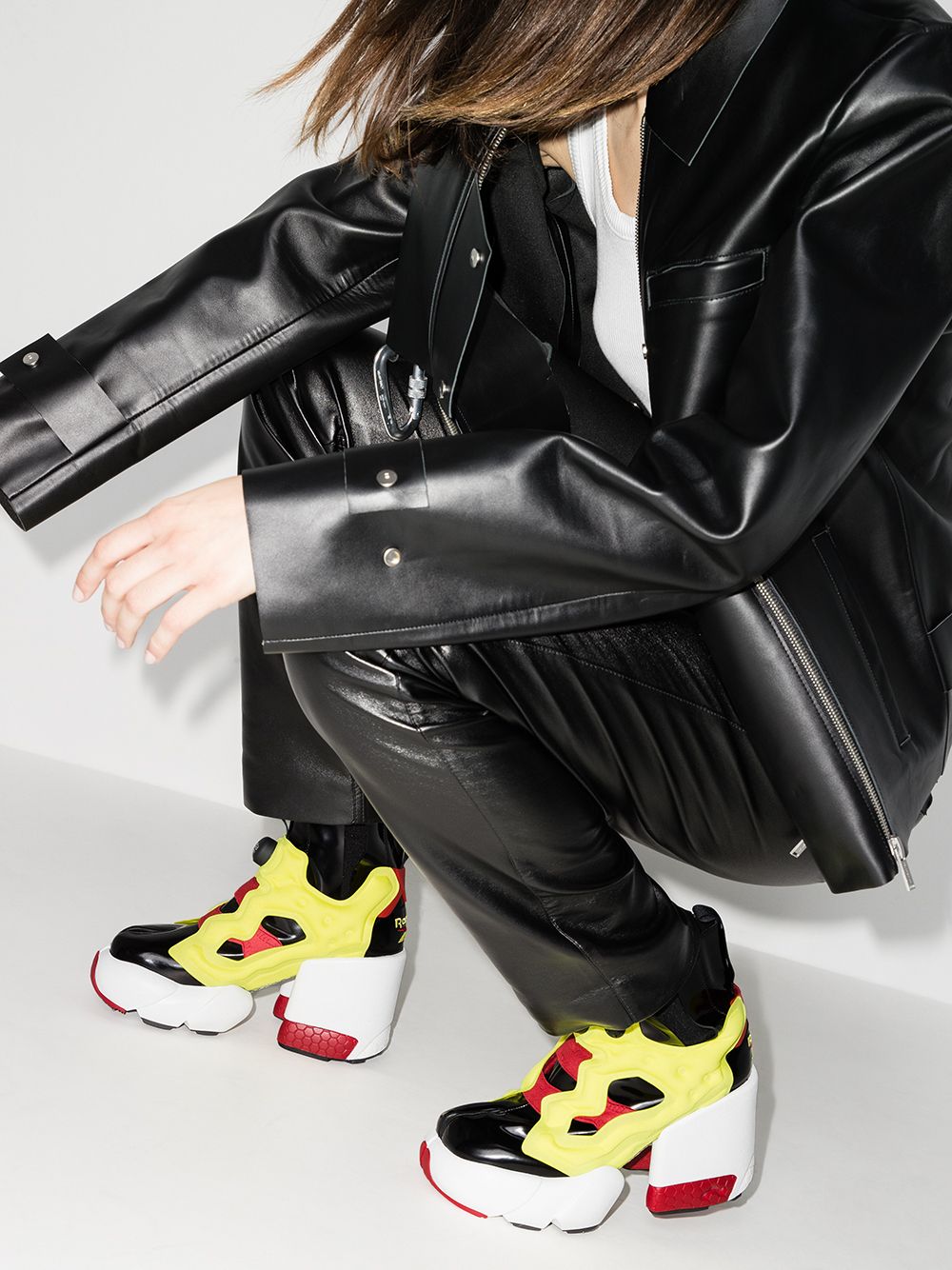 MAISON MARGIELA Maison Margiela x Reebok Tabi Instapump Fury Hi Ankle Boots