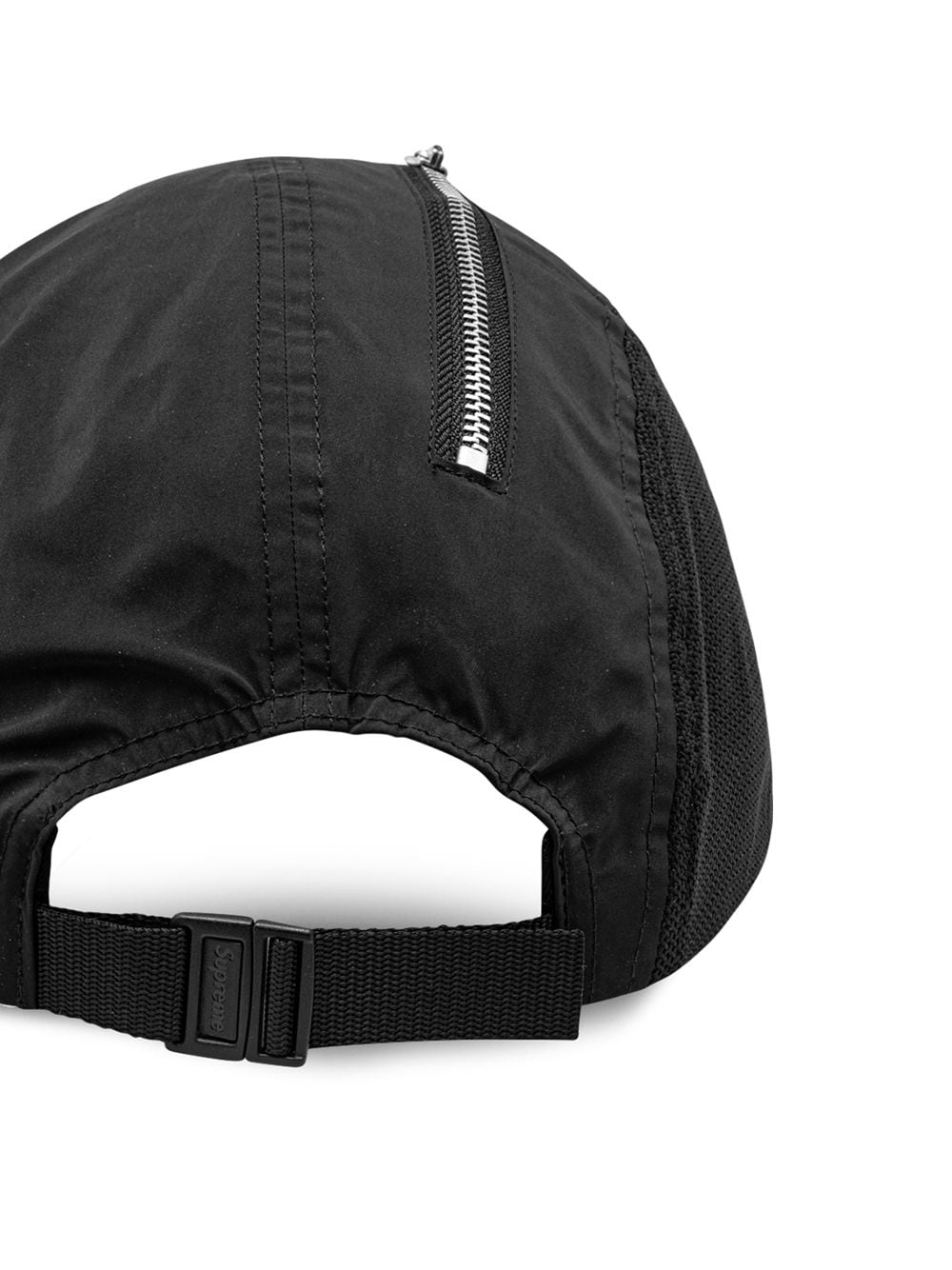 Supreme Zip Mesh Camp Cap - Black | Editorialist