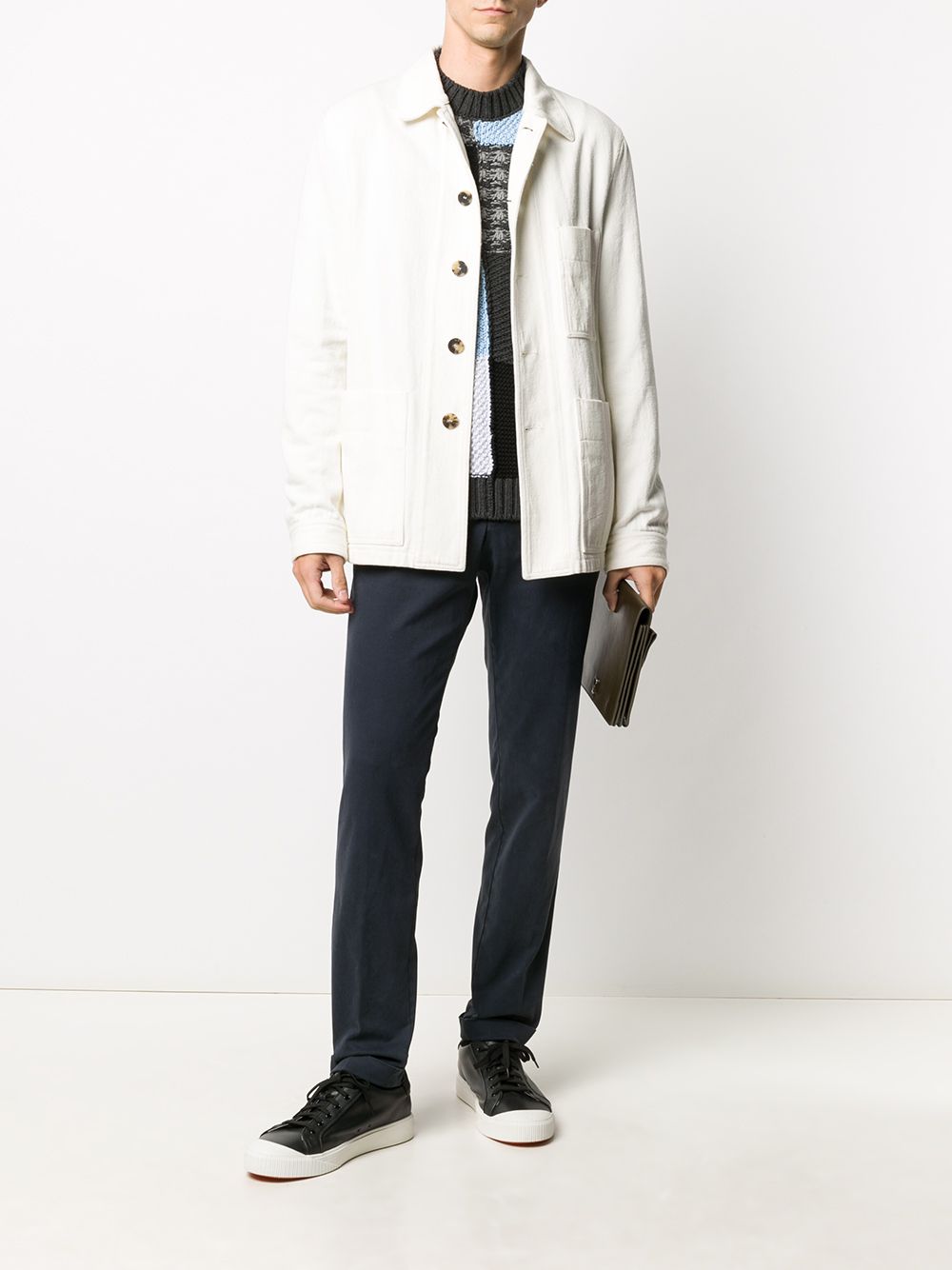 BRIGLIA 1949 Low-Rise Straight Leg Trousers