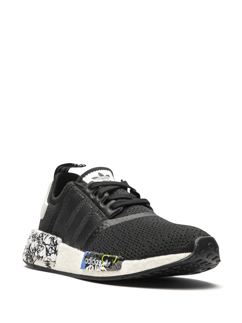 Adidas Nmd_r1 Graffiti Sneakers - Black | Editorialist