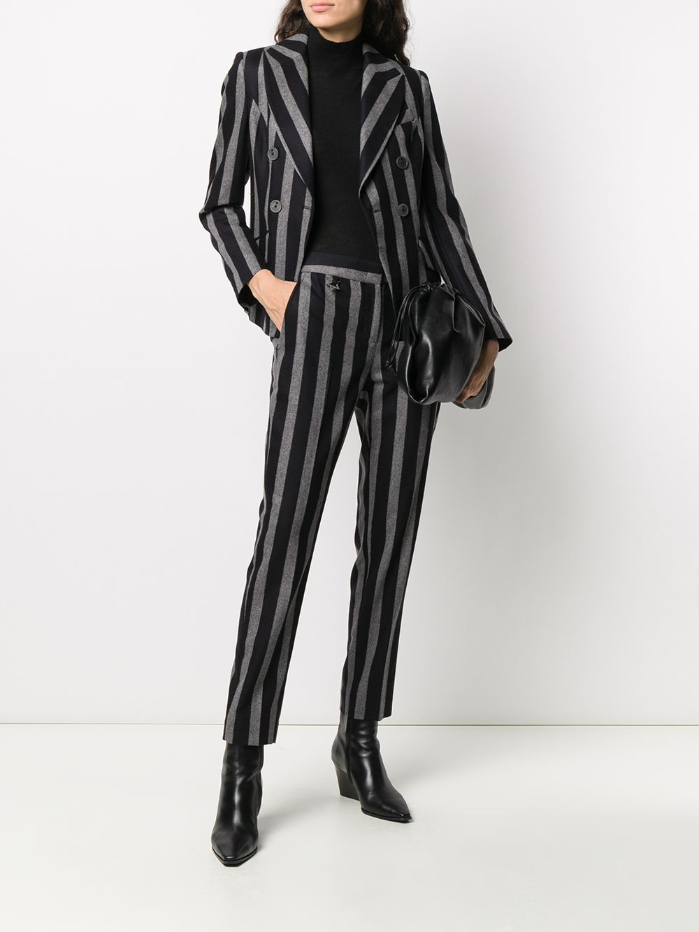LORENA ANTONIAZZI Lorena Antoniazzi Striped Peg Trousers