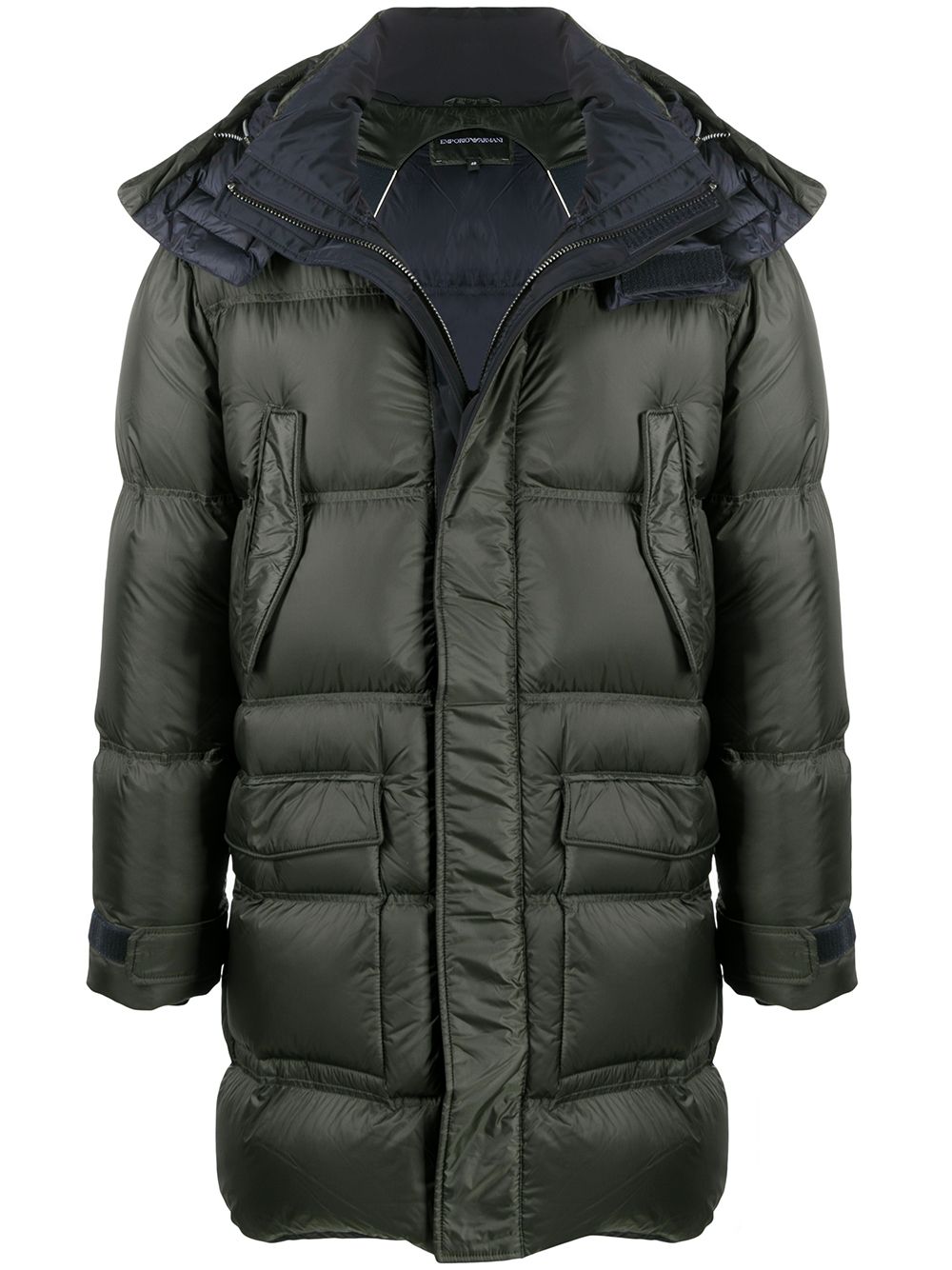 Emporio armani hooded down jacket Clearance