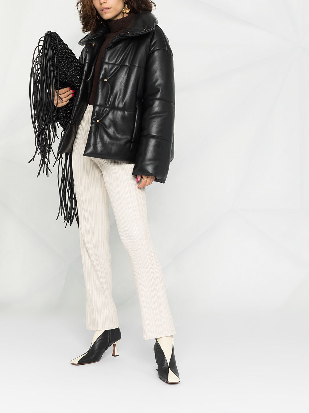 NANUSHKA Nanushka Straight-Leg Pleated Trousers