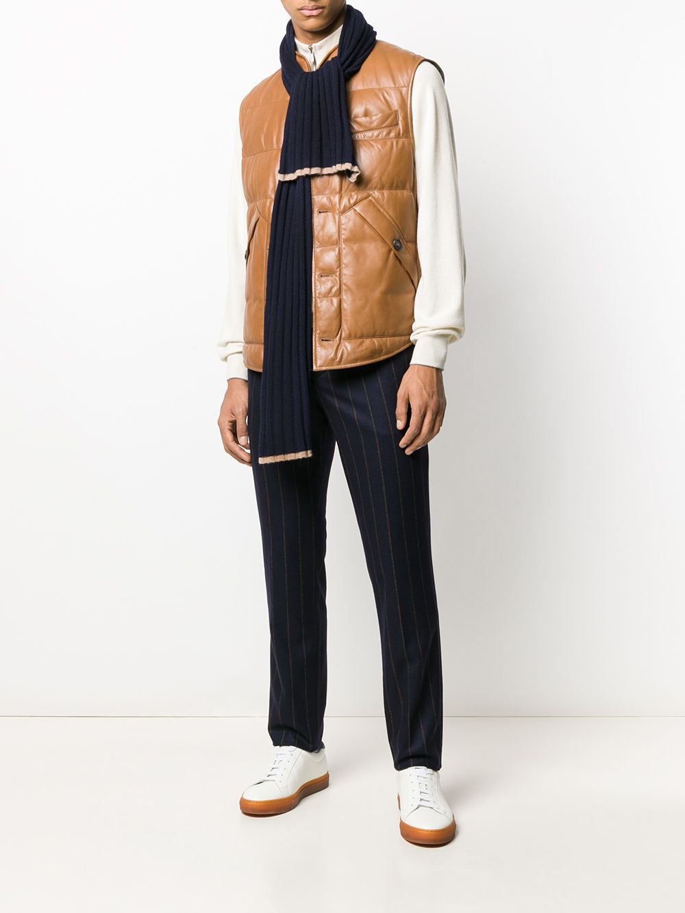BRUNELLO CUCINELLI BRUNELLO CUCINELLI Ribbed Knit Scarf
