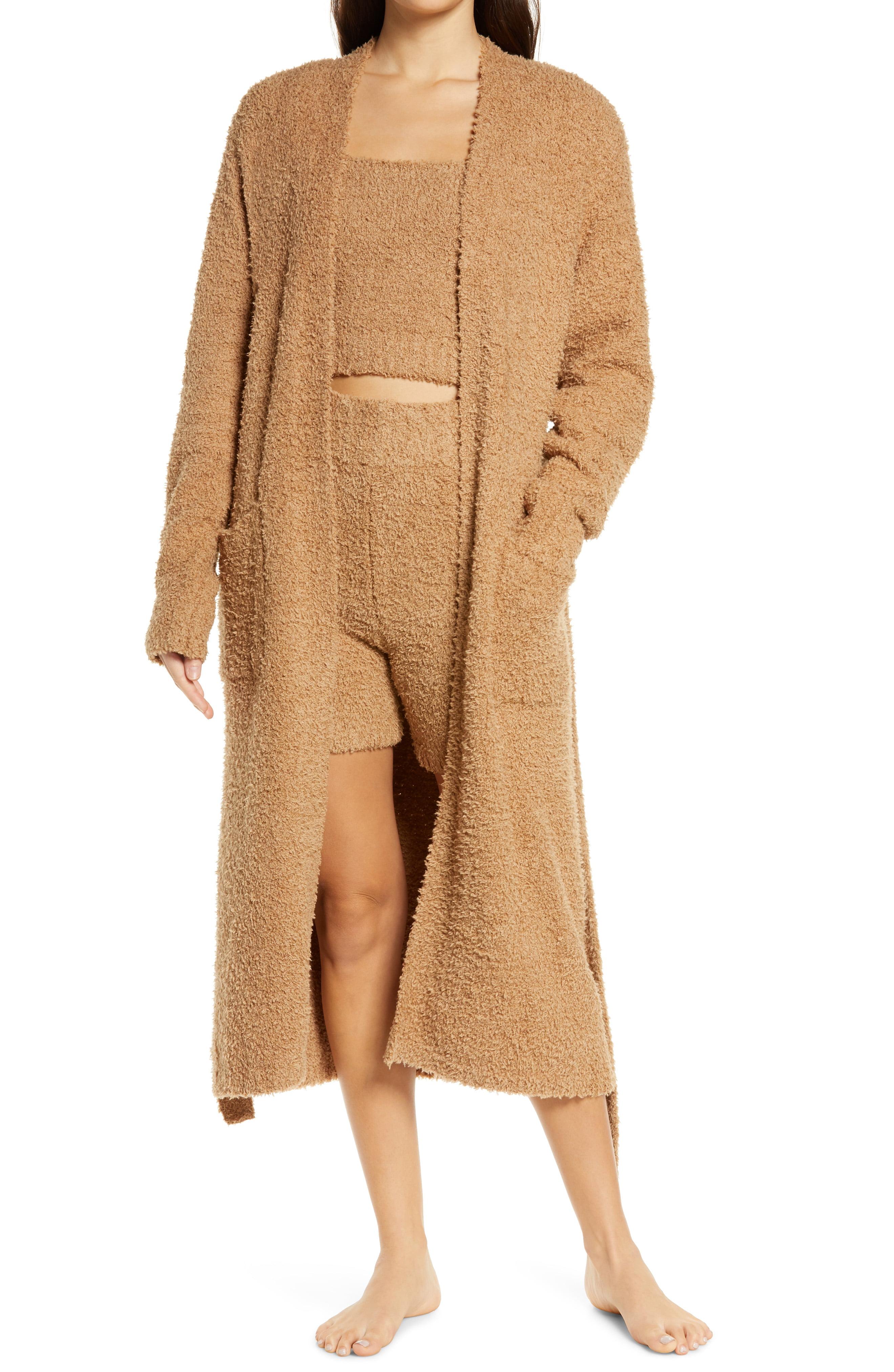 Boucle knit robe Clearance