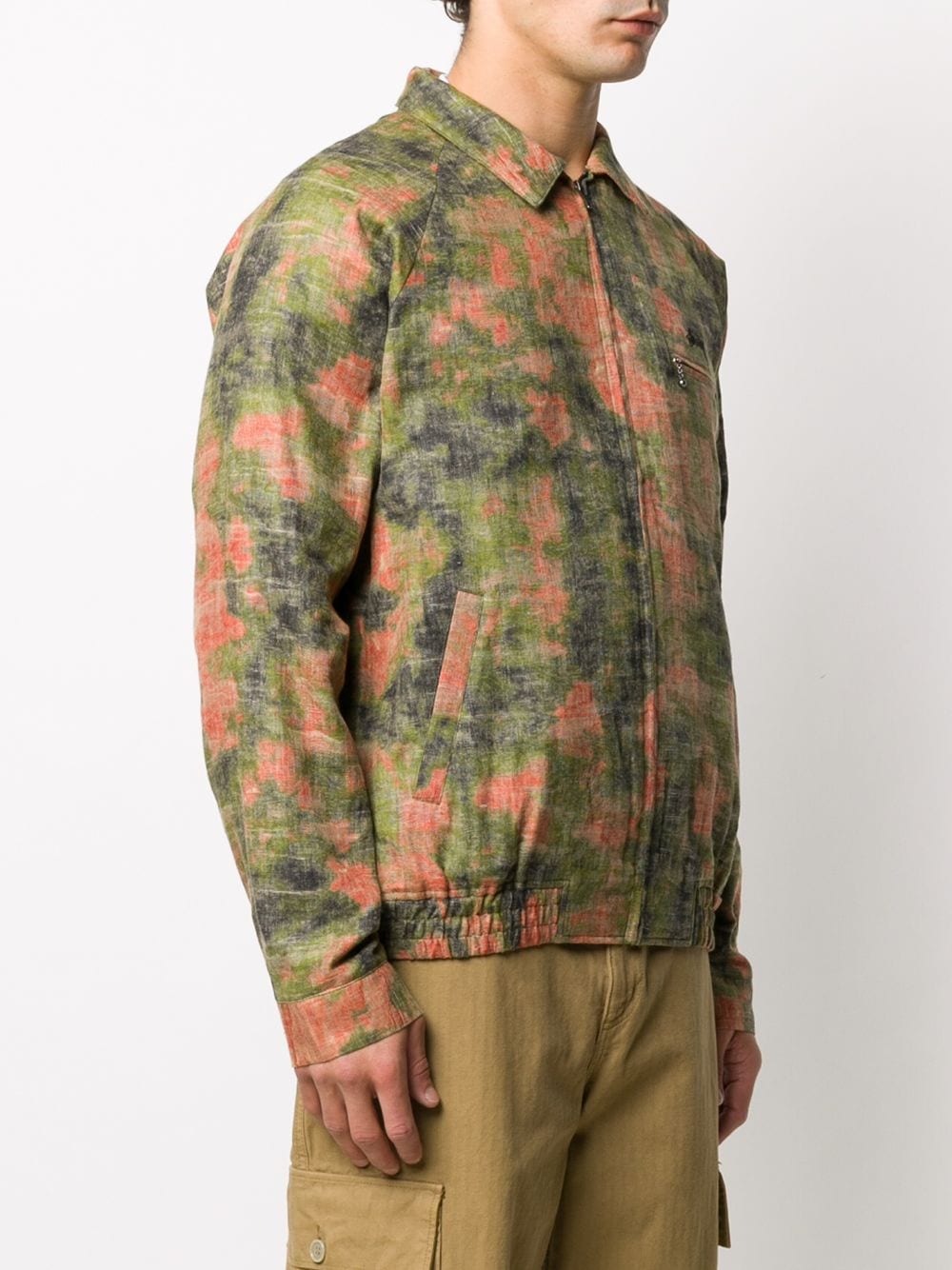 StüSsy Tie-Dye Jacket In Green - 32% Off | Editorialist