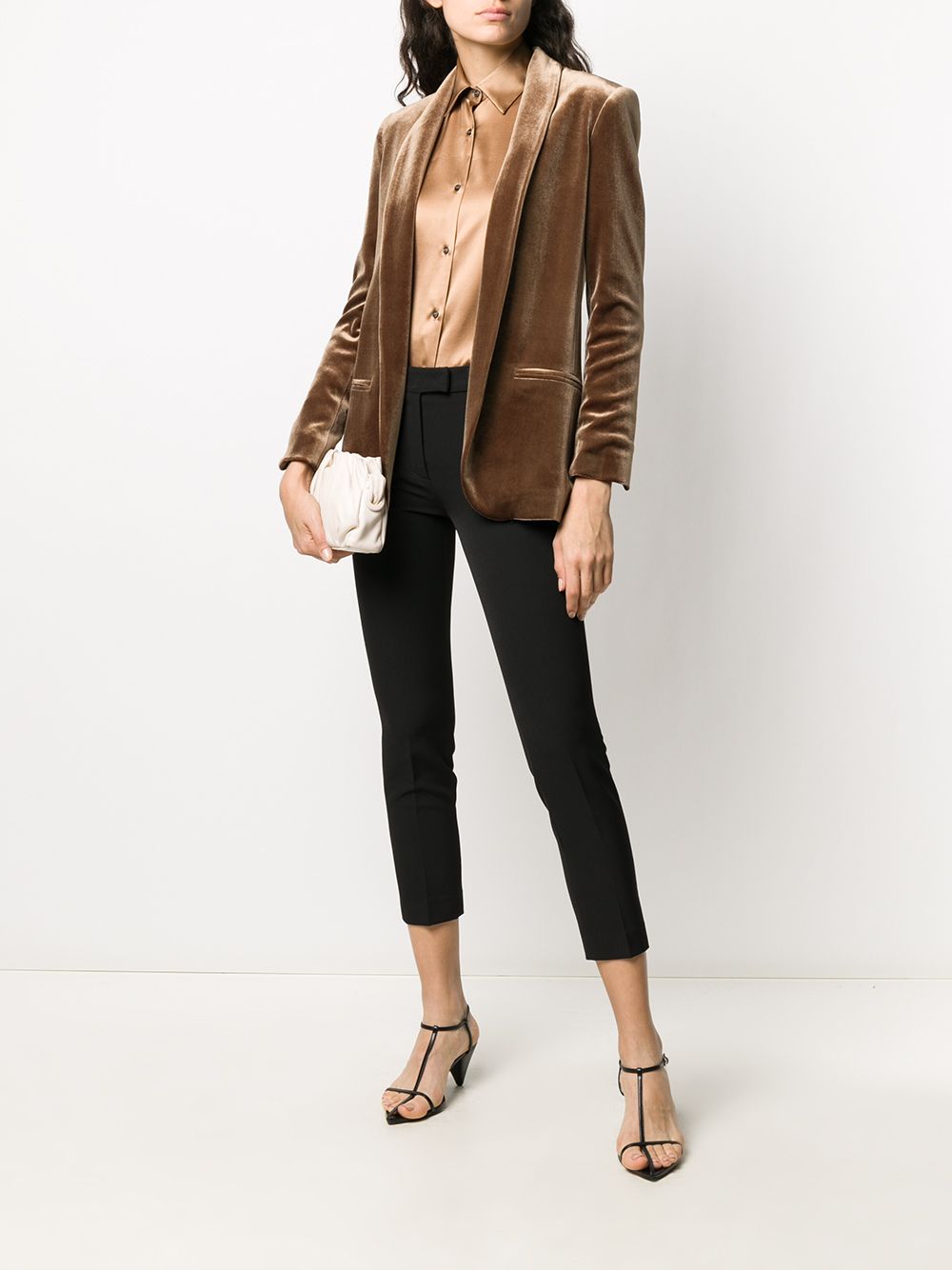 BLANCA VITA Cropped Tailored Trousers