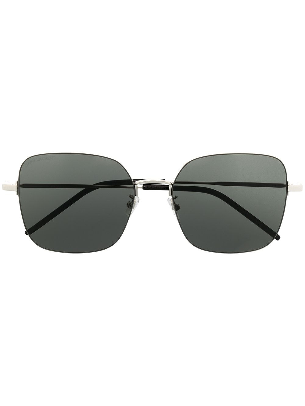Saint Laurent SL410 WIRE 002 Sunglasses Black Square Frame, Black Lenses Saint Laurent SL410 WIRE 002 Sunglasses Black Square Frame  main image 2