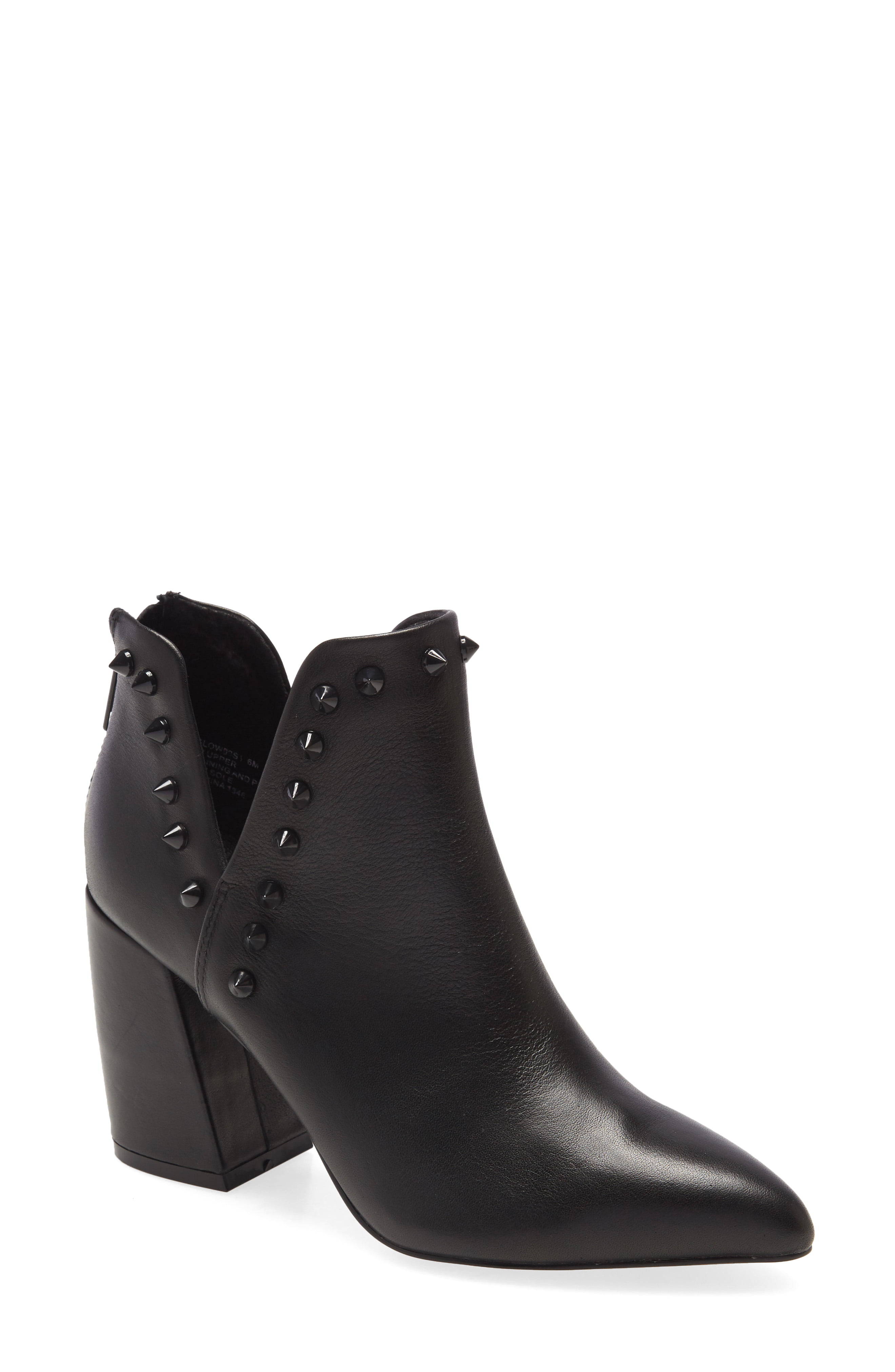 glow pointed toe bootie