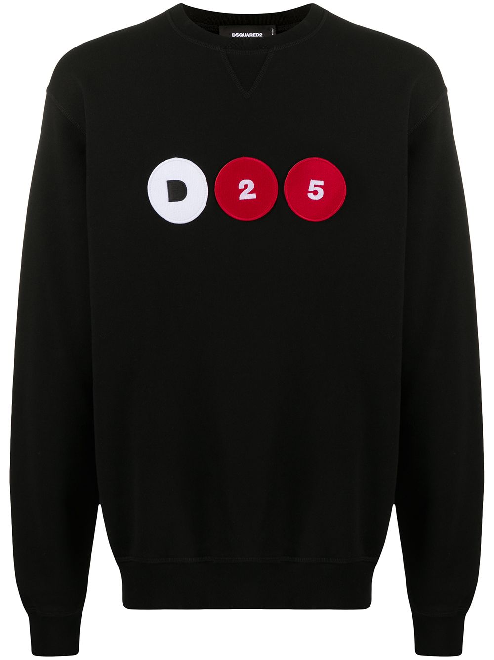 Dsquared2 D25 Print Sweatshirt In Black - 50% Off | Editorialist Dsquared2 D25 Print Sweatshirt In Black - 50% Off | Editorialist