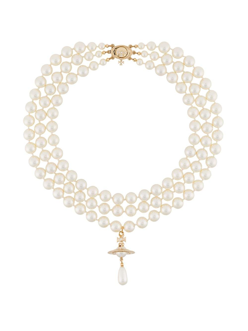 VIVIENNE WESTWOOD Vivienne Westwood Burgundy Stripe Cotton Midi Dress