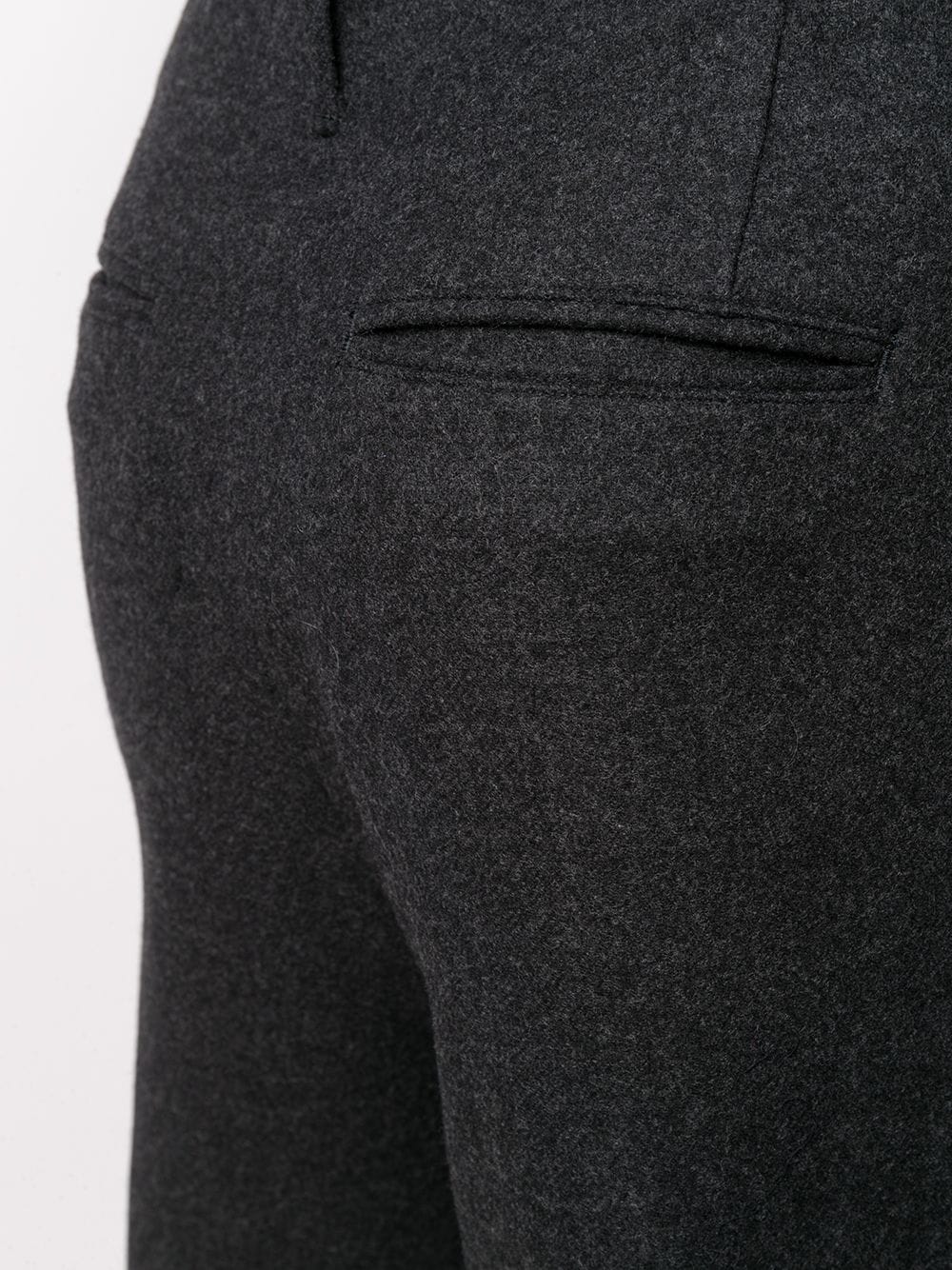 Auralee Light Melton Wide Slacks In Grey - 40% Off | Editorialist