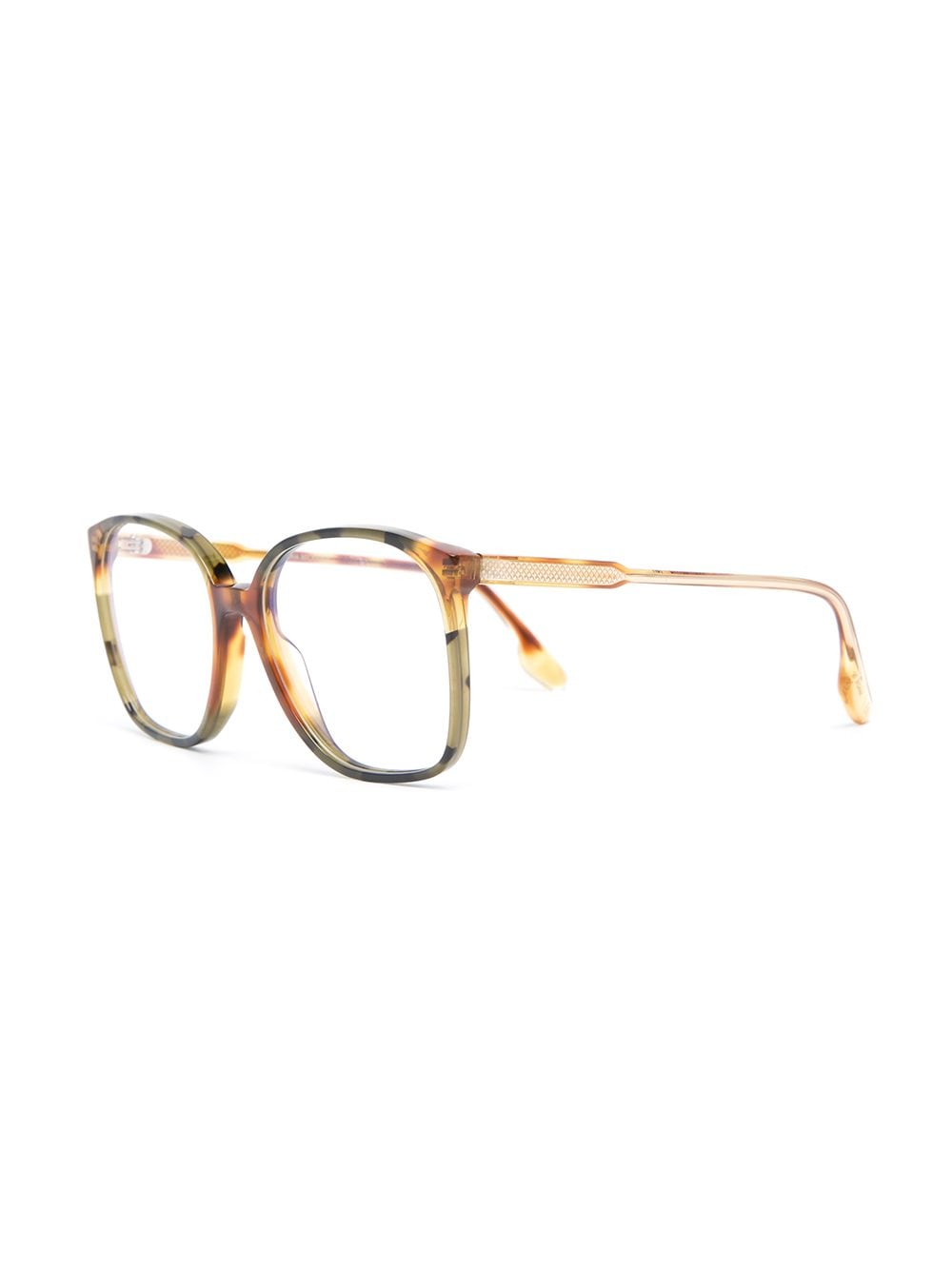 Victoria Beckham VB2108 Oversize Square Gold & White Chevron Glasses Full Set s-l500.jpg main image 4