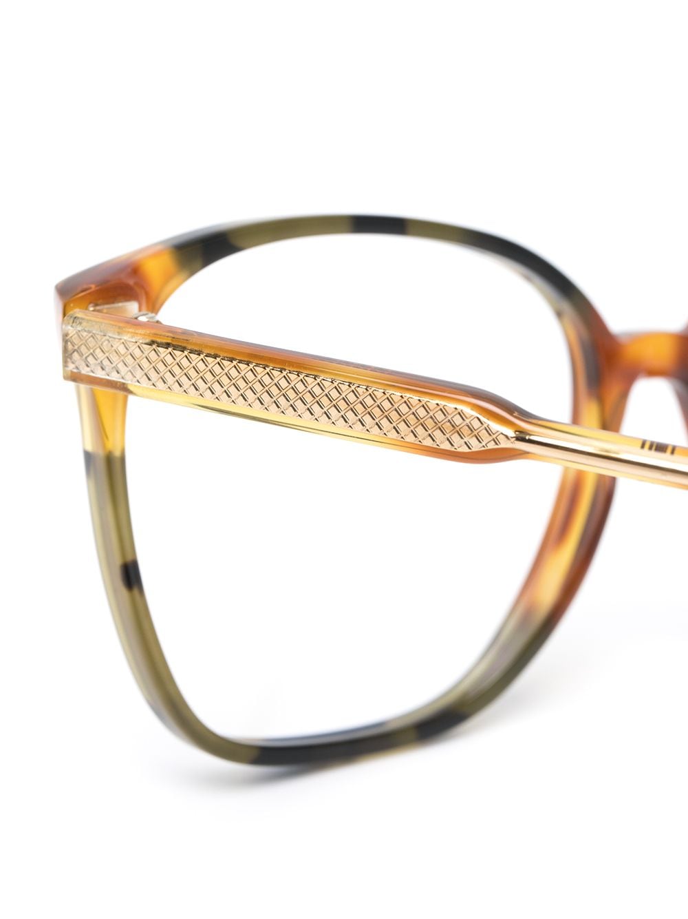 Victoria Beckham VB2108 Oversize Square Gold & White Chevron Glasses Full Set s-l500.jpg main image 2