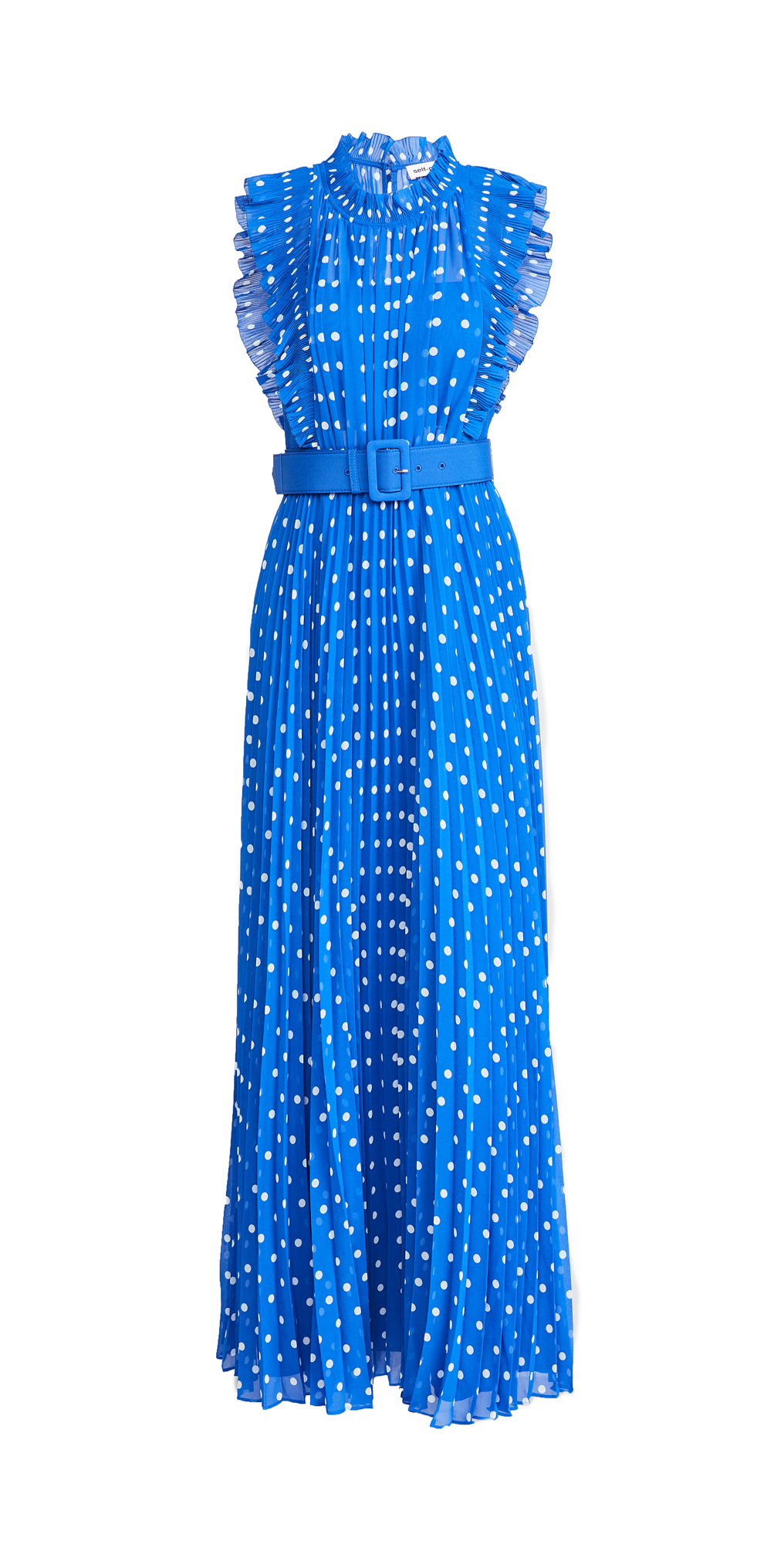 self portrait polka dot chiffon maxi dress Rent Polka Dot Chiffon Maxi Dress - Self-Portrait