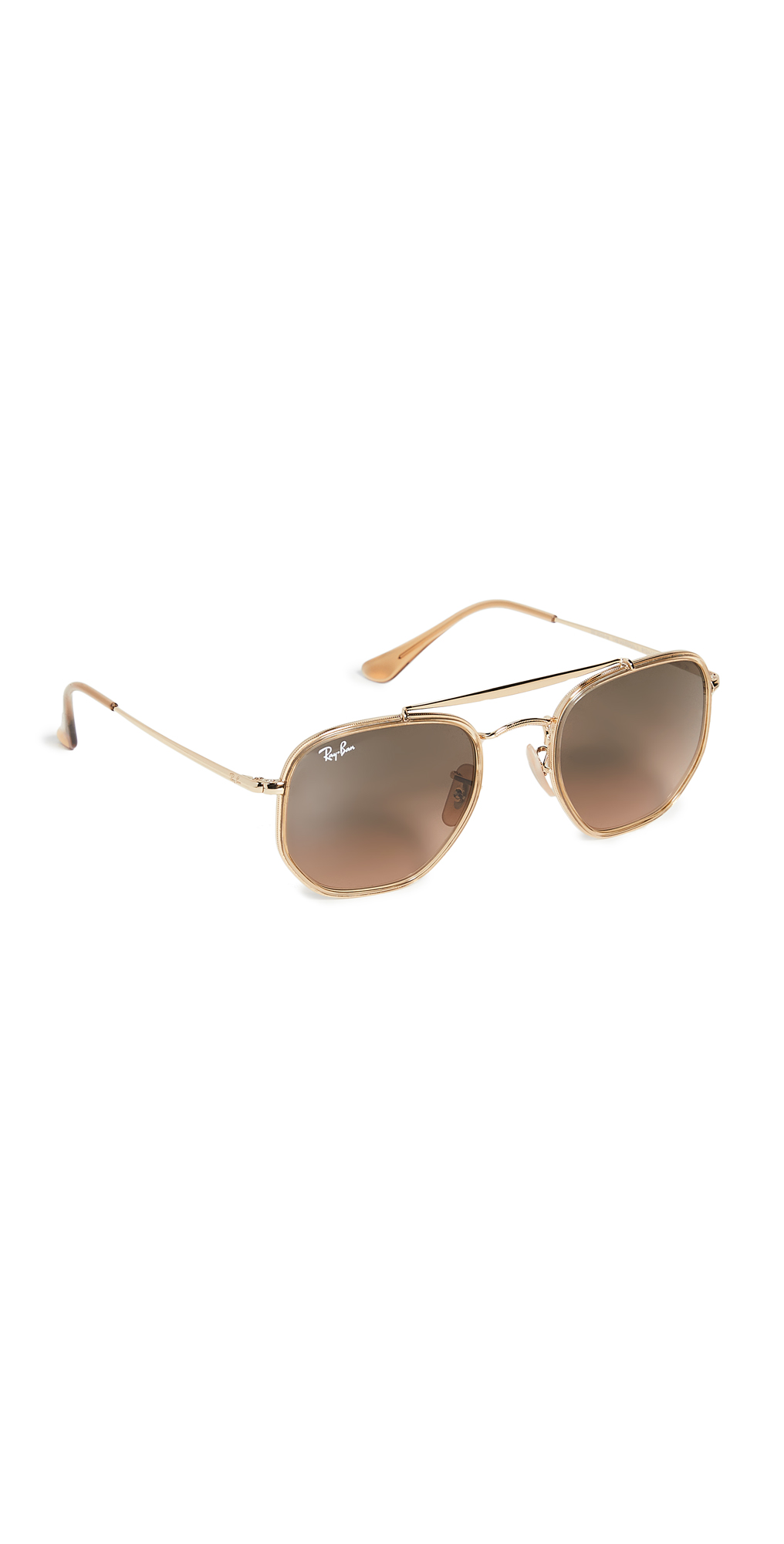 ray ban marshal brown gradient