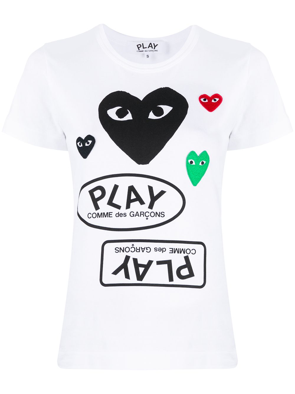 PLAY COMME DES GARCON Comme Des Garçons Play Logo-Print T-Shirt